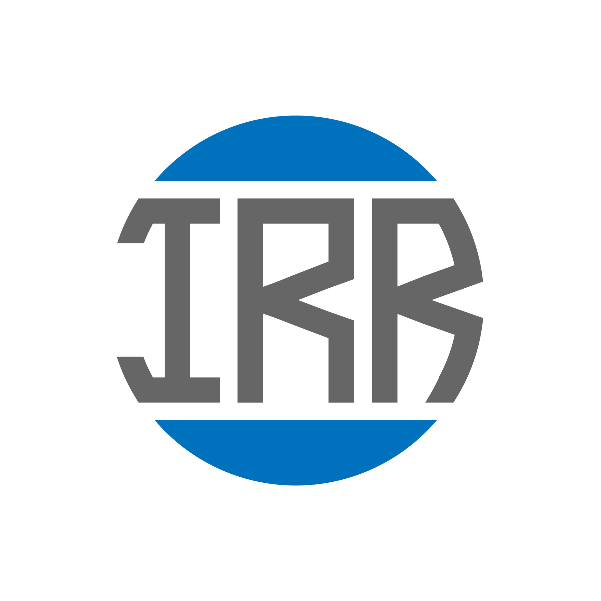 Irr Letter Logo Design On White Background Irr Creative Initials Circle Logo Concept Irr