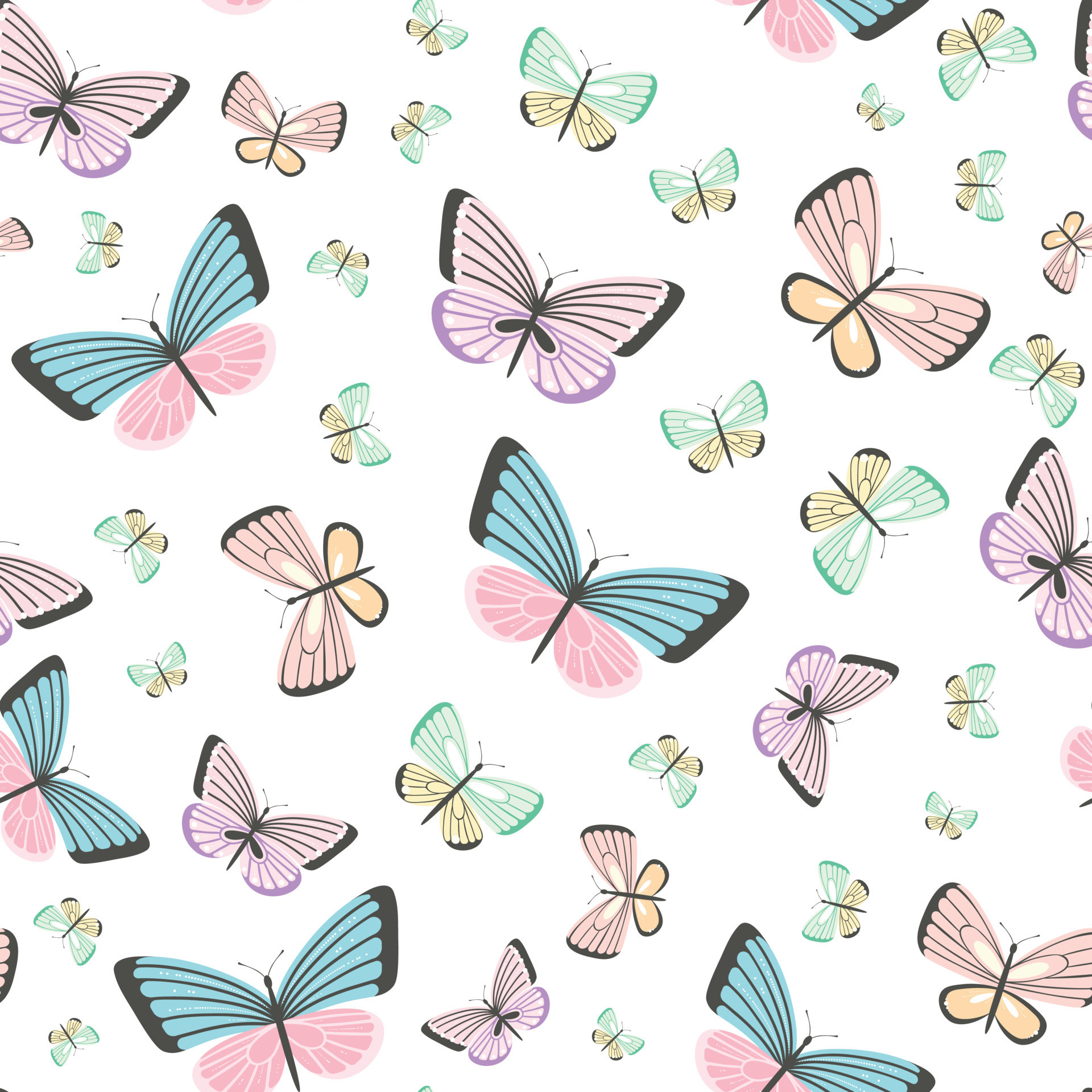 Colorful butterfly vector pattern. 16189623 Vector Art at Vecteezy Colorful butterfly vector pattern. 16189623 Vector Art at Vecteezy