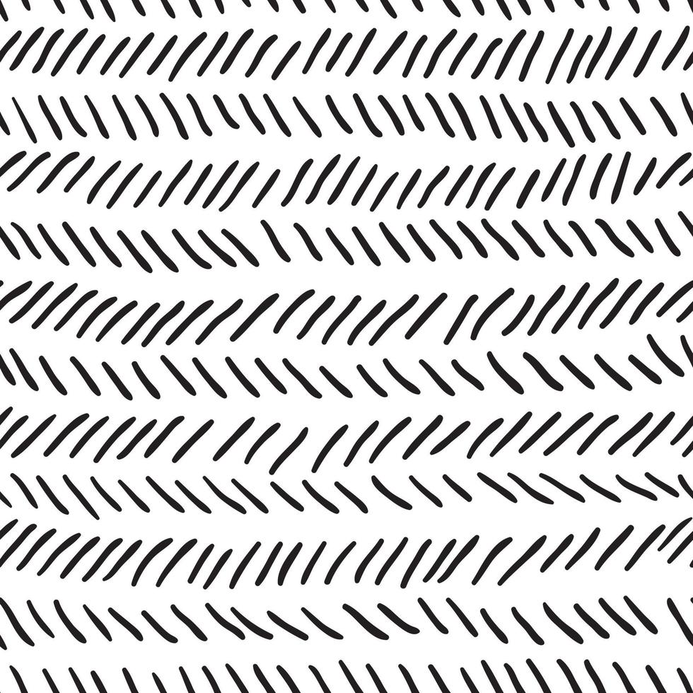 Hand drawn chevron pattern, cute doodle repeat tile 16189762 Vector Art ...