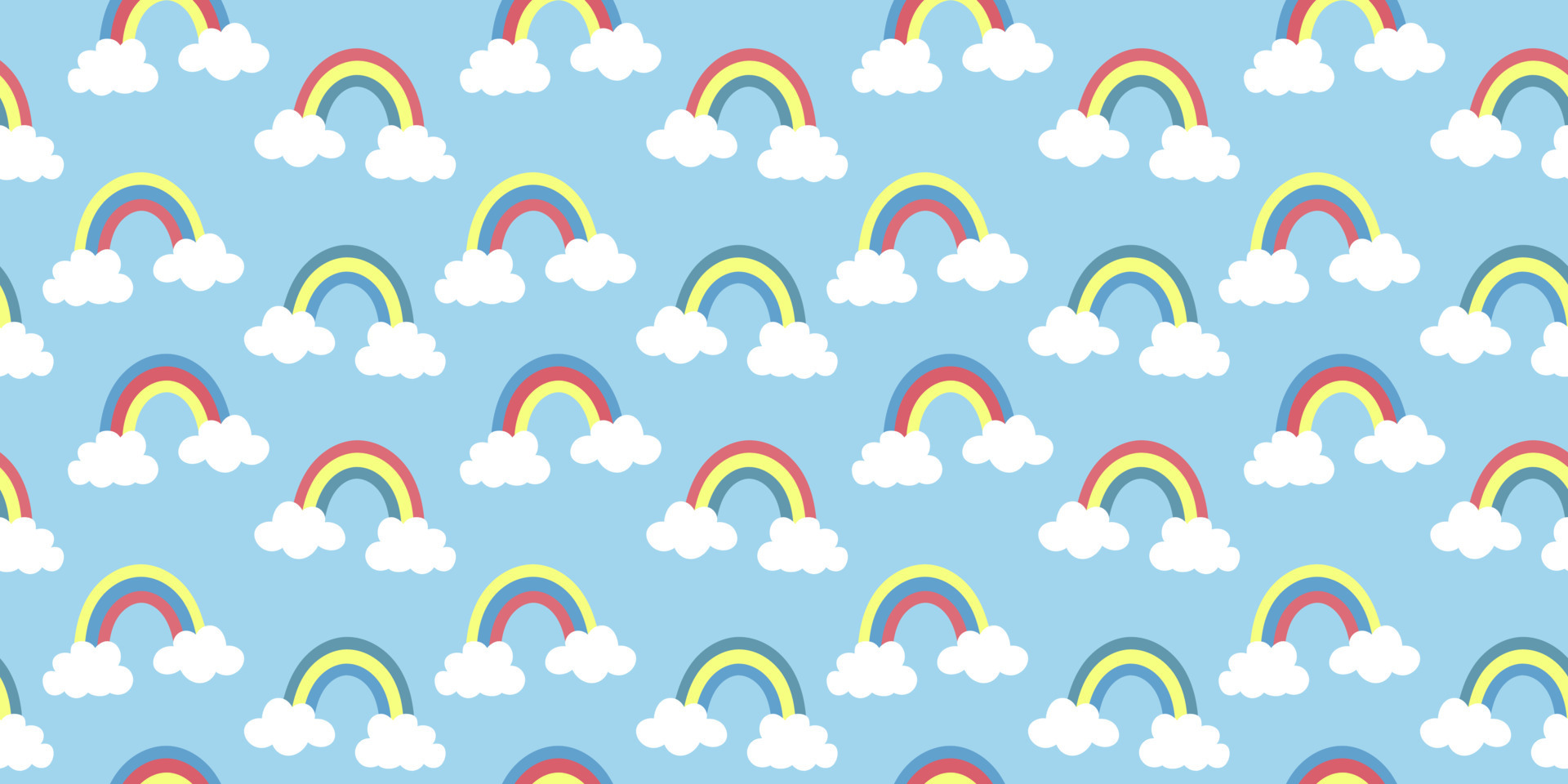 Colorful rainbow pattern, seamless repeat background 16189814 Vector ...