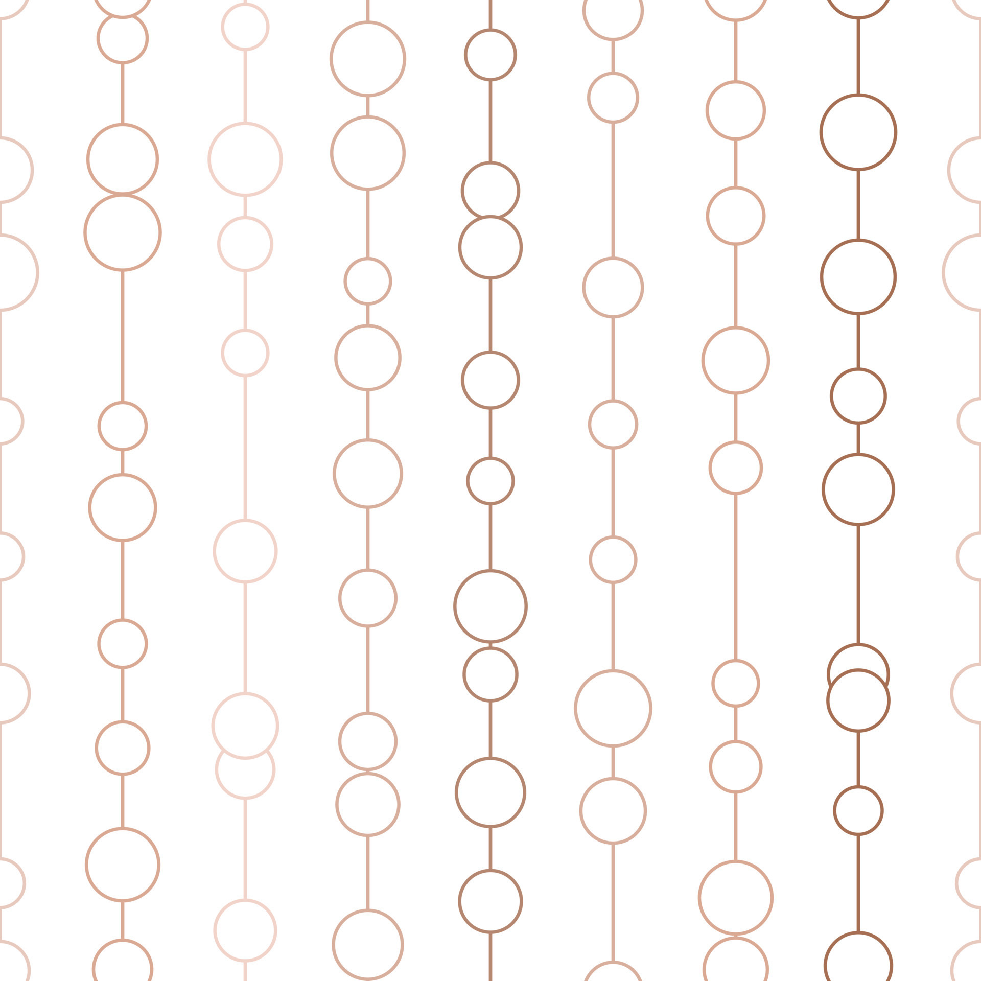 White and brown, minimalist geometric vector pattern, seamless repeat ...