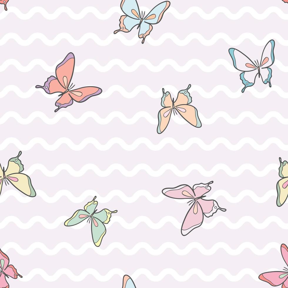 Pastel butterfly vector pattern background. 16190675 Vector Art at Vecteezy Pastel butterfly vector pattern background. 16190675 Vector Art at Vecteezy