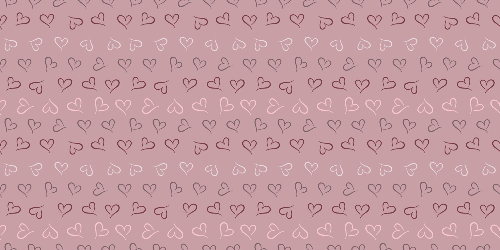 Hearts seamless repeat pattern vector background. 16190721 Vector Art ...