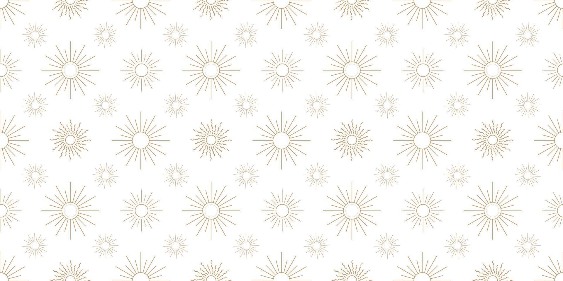 Sun vector pattern, seamless repeat tile 16190809 Vector Art at Vecteezy