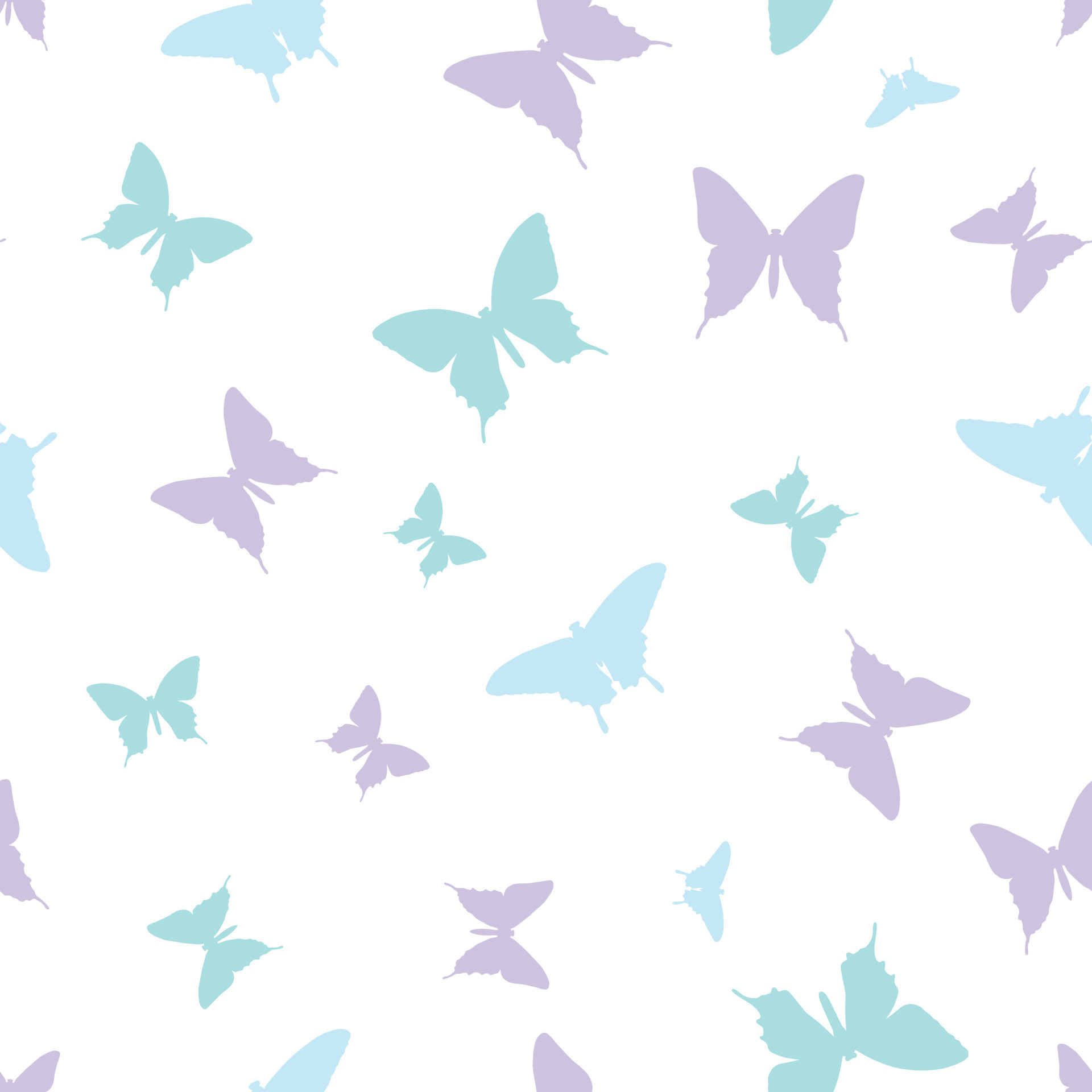 Butterfly vector repeat pattern 16190953 Vector Art at Vecteezy