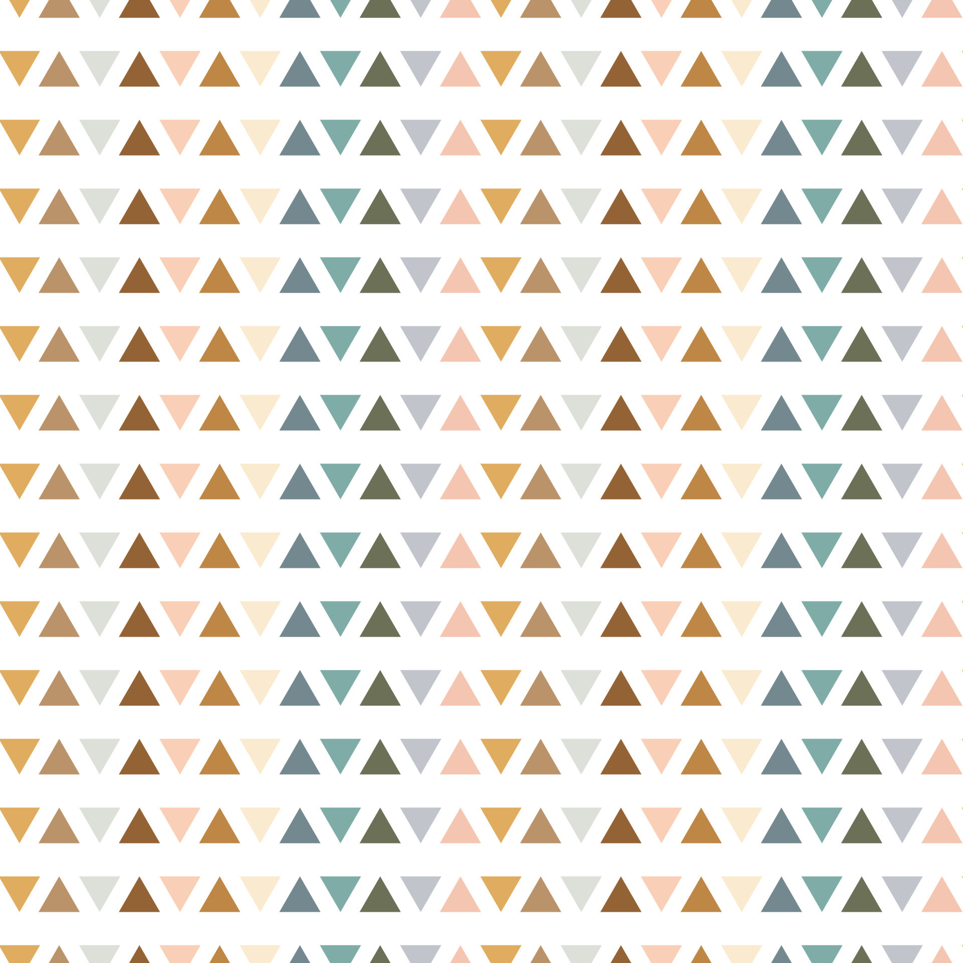 Abstract Geometric Vector Pattern With Triangles Seamless Repeat