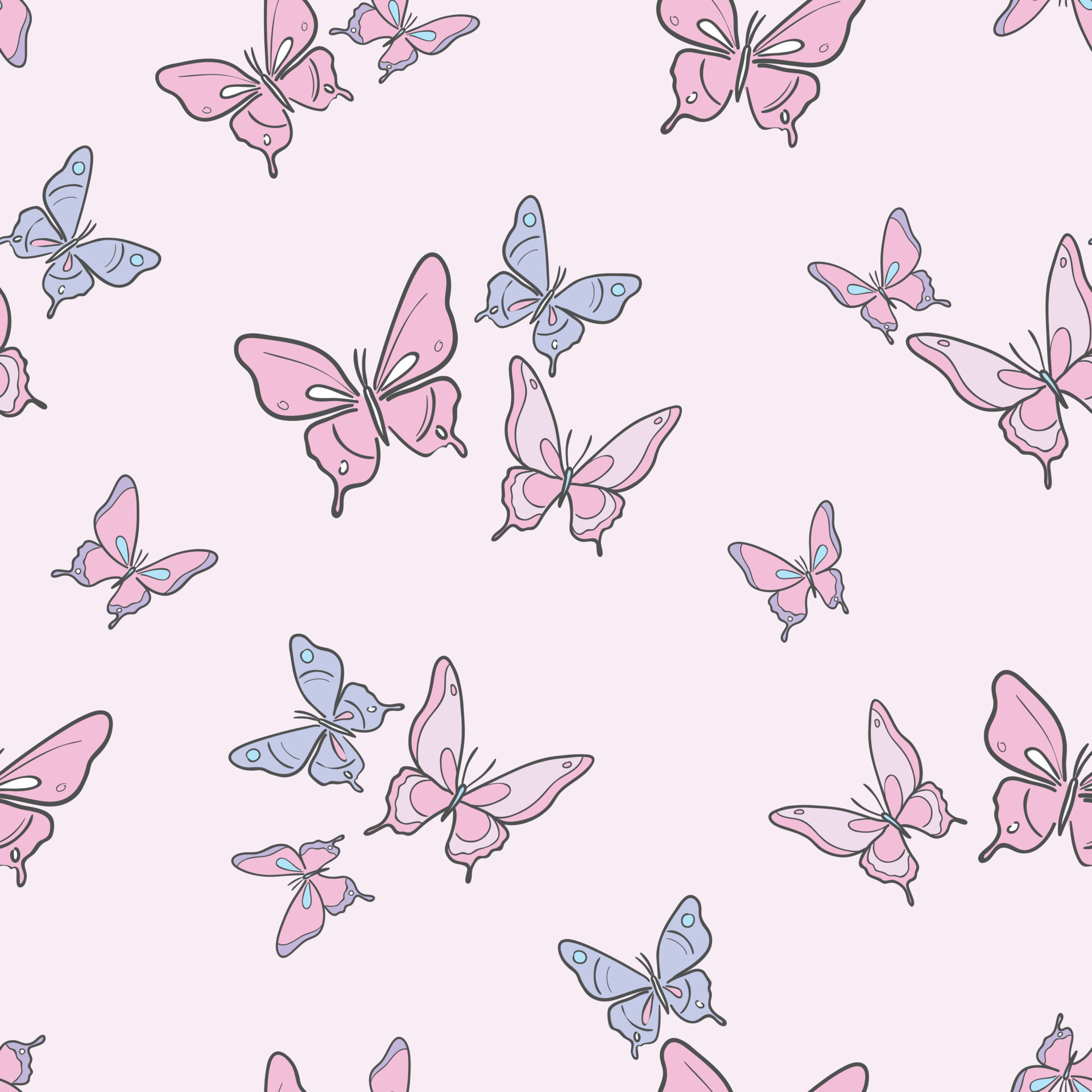 Pastel butterfly vector pattern background. 16191078 Vector Art at Vecteezy Pastel butterfly vector pattern background. 16191078 Vector Art at Vecteezy