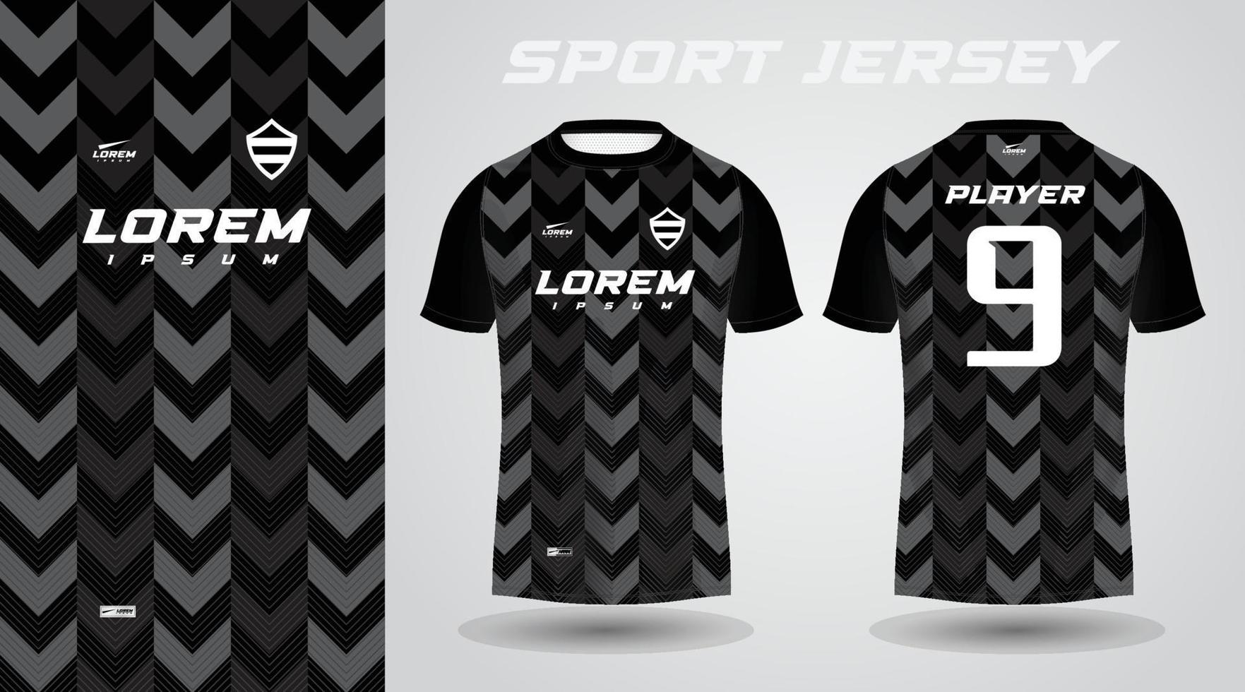 Black T Shirt Sport Jersey Design 16201326 Vector Art At Vecteezy