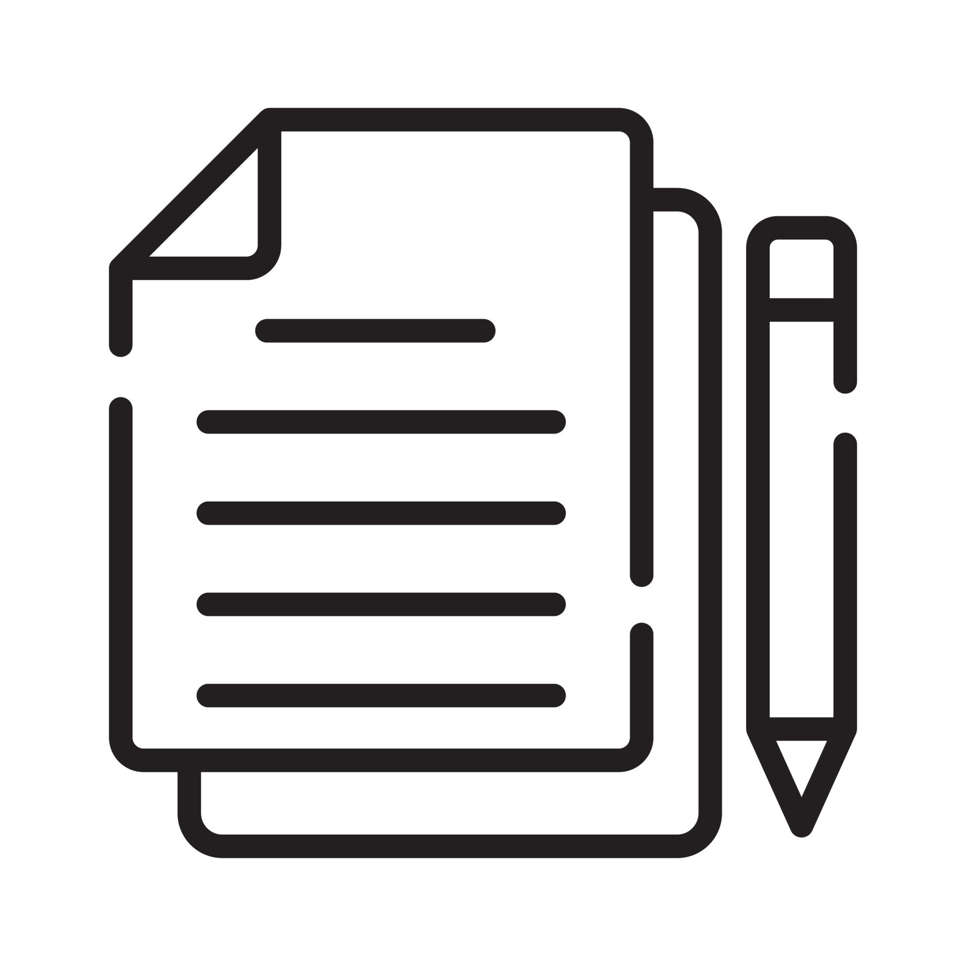 Documents Vector Style illustration. Business and Finance Outline Icon ... Documents Vector Style illustration. Business and Finance Outline Icon ...
