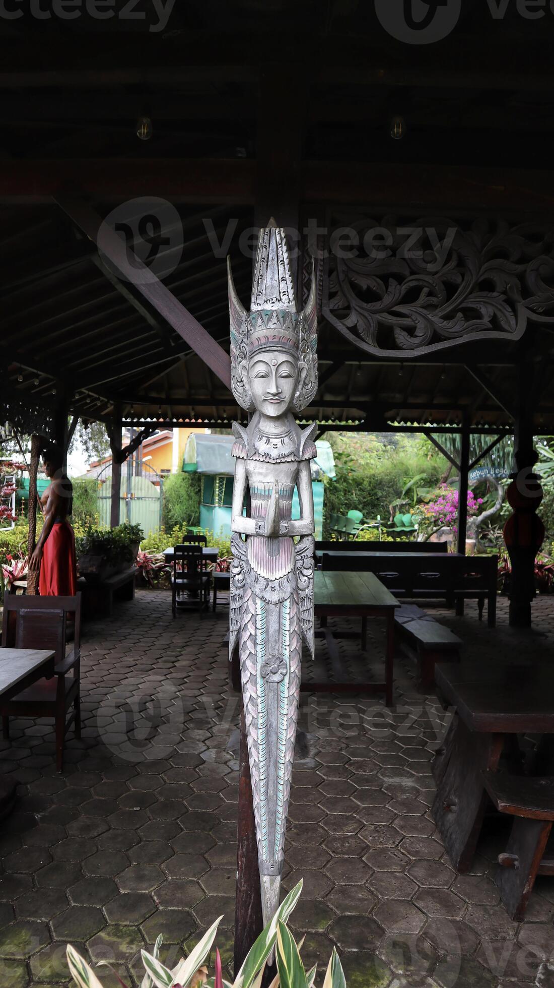 The Indonesian Balinese mermaid goddess queen of the Dewi Sita hand craft wood cradle. 16205387 ...