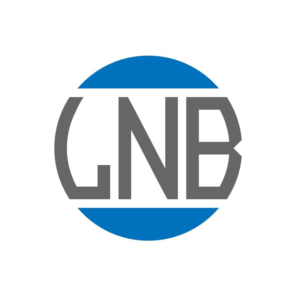 LNB letter logo design on white background. LNB creative initials ...