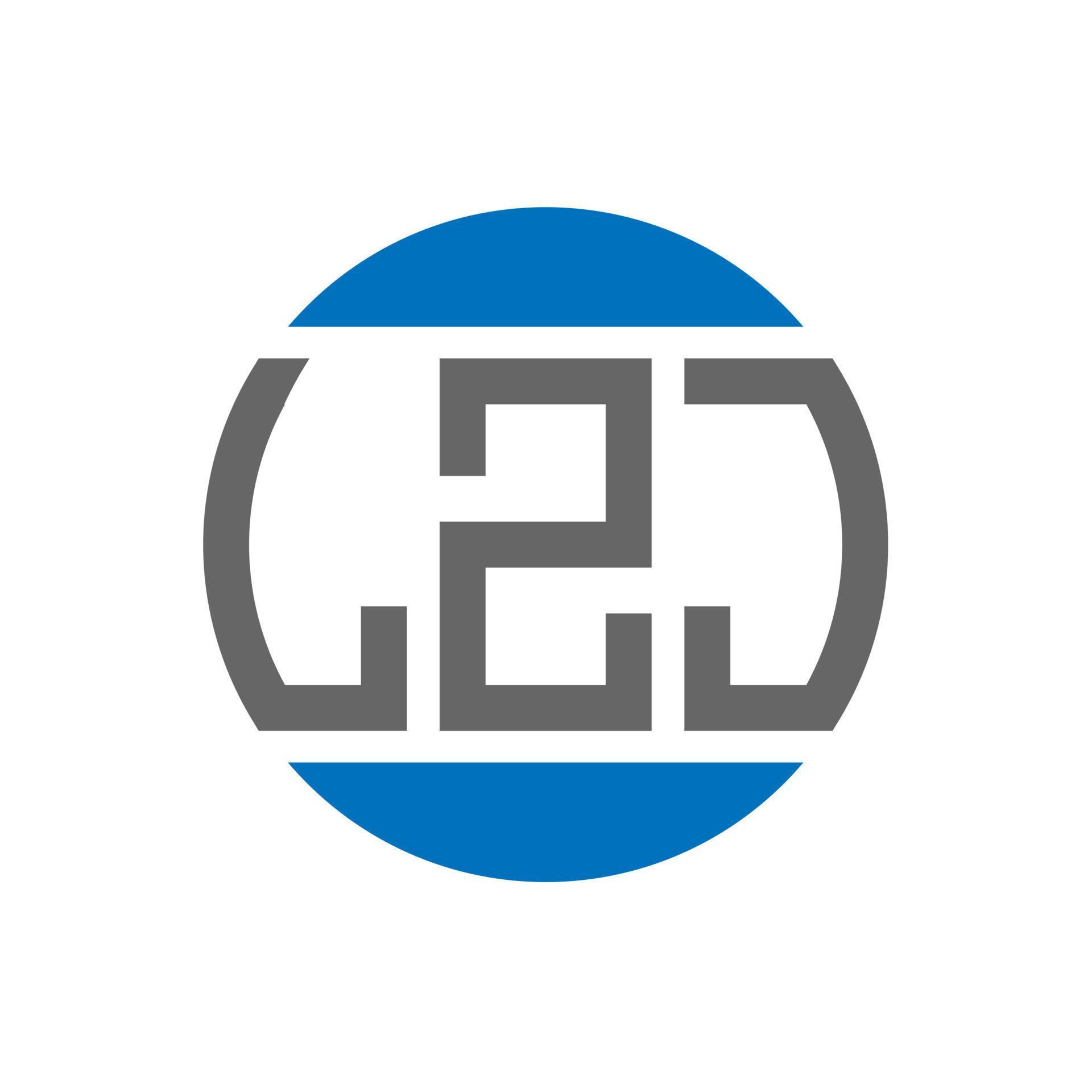 LZJ letter logo design on white background. LZJ creative initials circle logo concept. LZJ ...