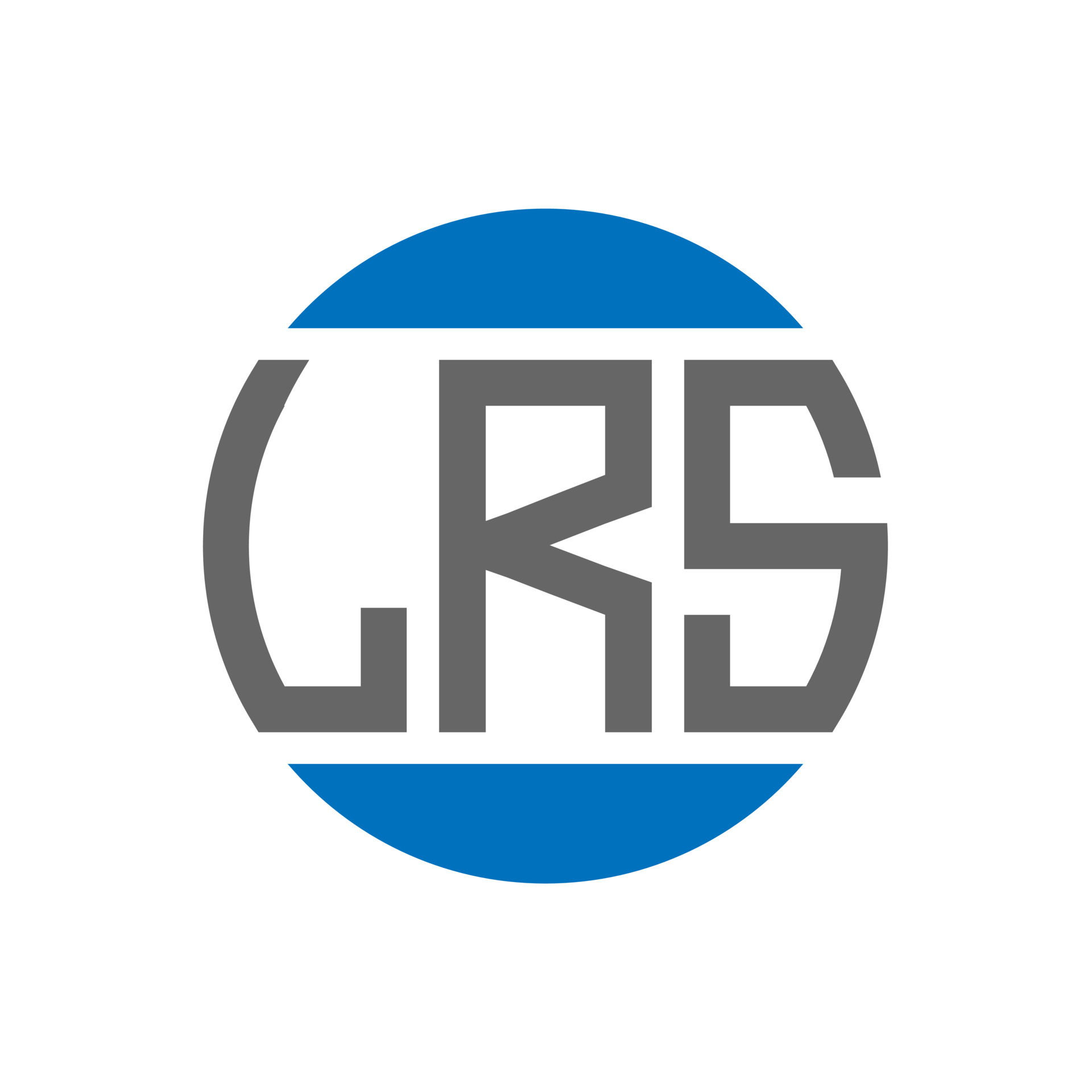 LRS letter logo design on white background. LRS creative initials ...