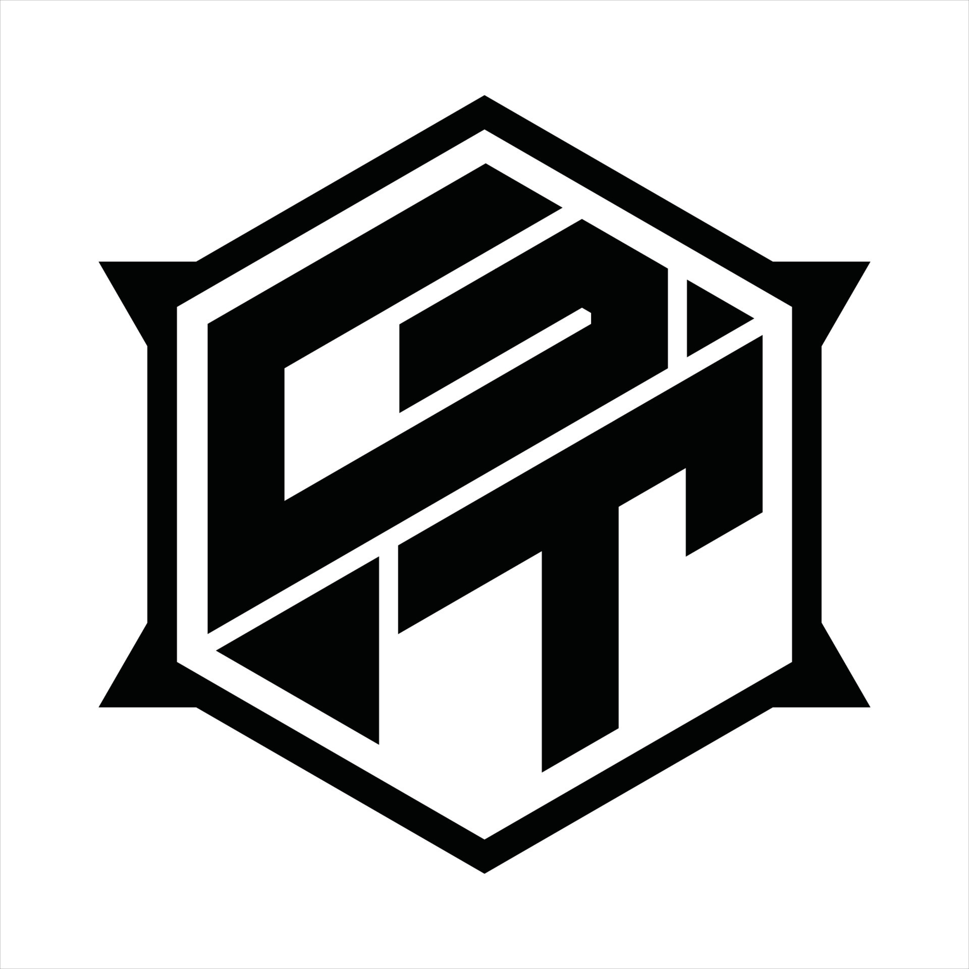 GT Logo monogram design template 16209105 Vector Art at Vecteezy