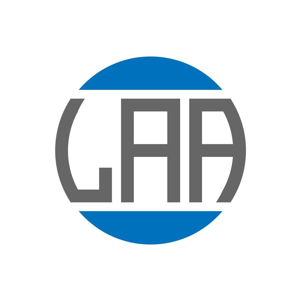 LAA letter logo design on white background. LAA creative initials circle logo concept. LAA ...
