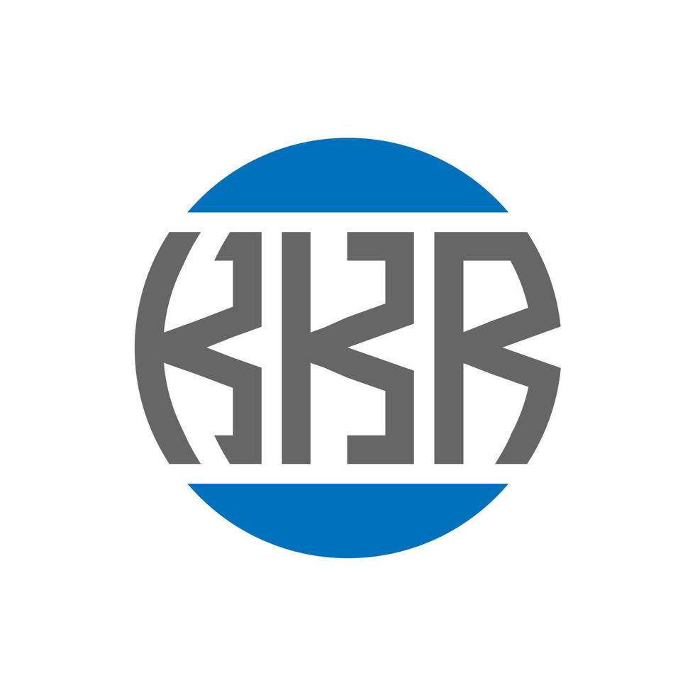 Kkr Letter Logo Design On White Background Kkr Creative Initials Circle Logo Concept Kkr
