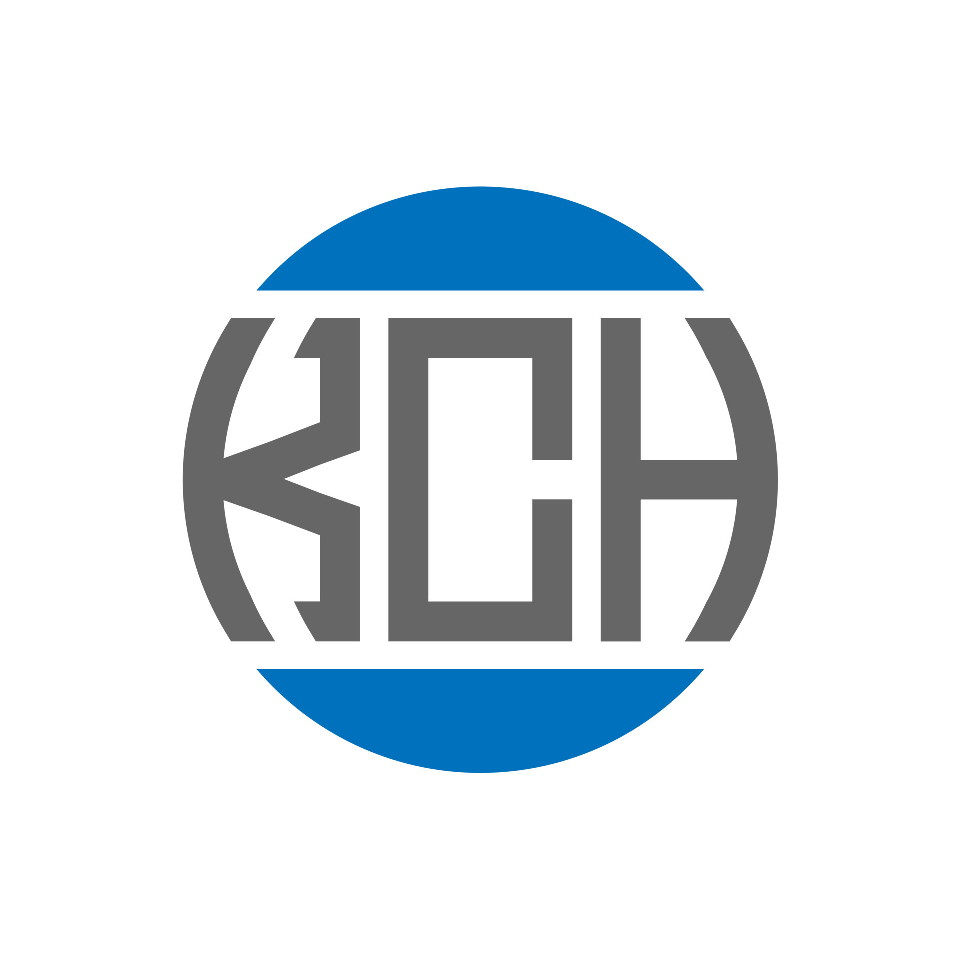 KCH letter logo design on white background. KCH creative initials circle logo concept. KCH ...
