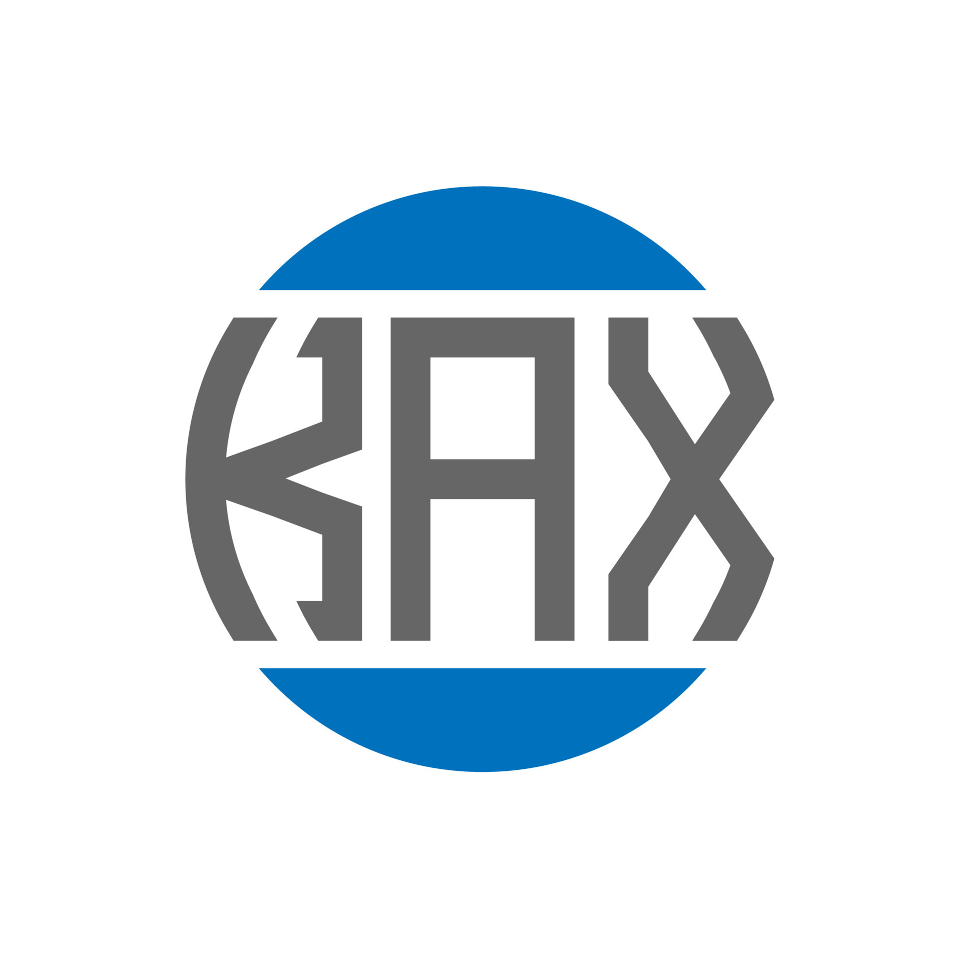 diseño de logotipo de letra kax sobre fondo blanco. concepto de ...