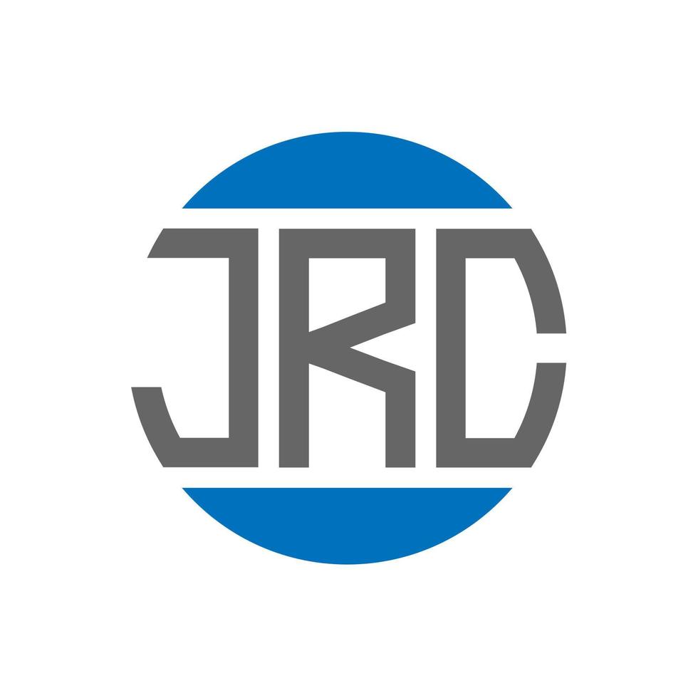 Jrc Letter Logo Design On White Background Jrc Creative Initials Circle Logo Concept Jrc