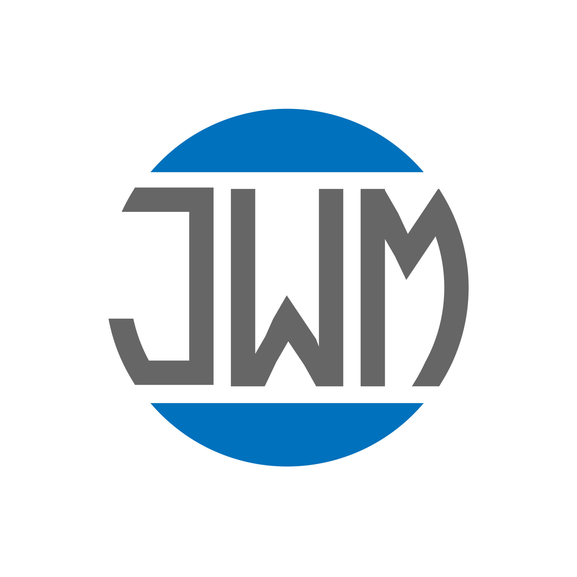 Jwm Letter Logo Design On White Background Jwm Creative Initials