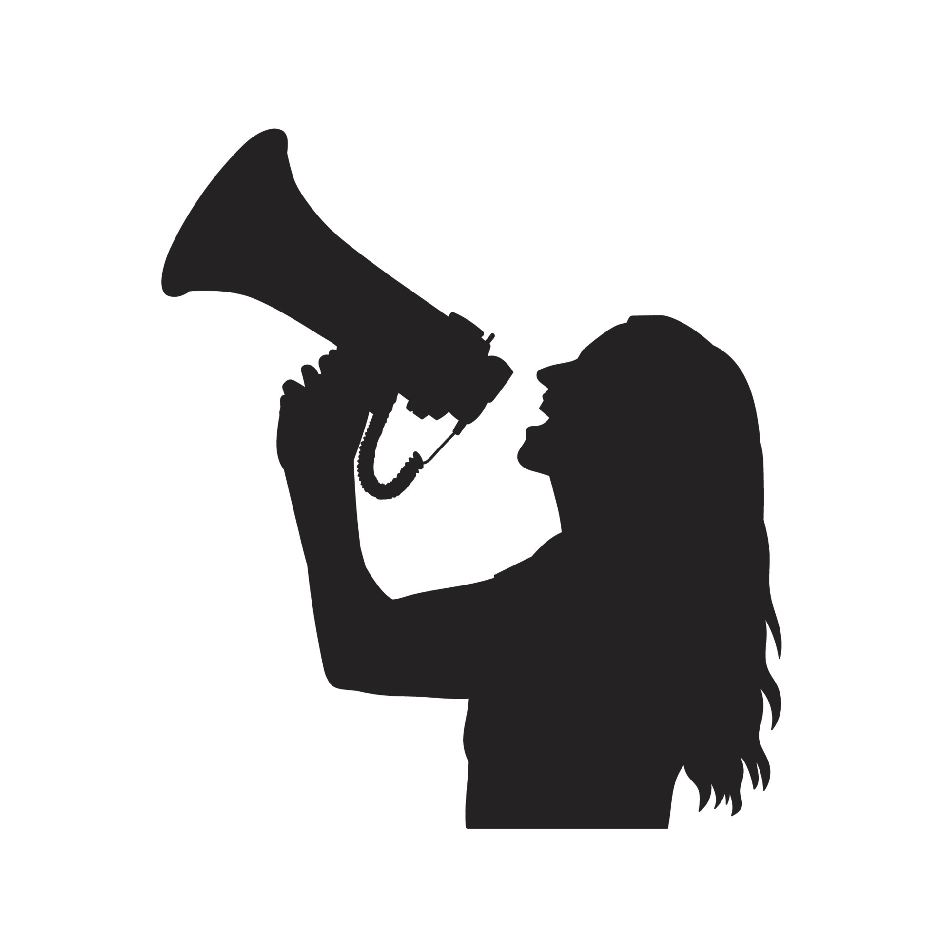 Megaphone Silhouette Megaphone Silhouette
