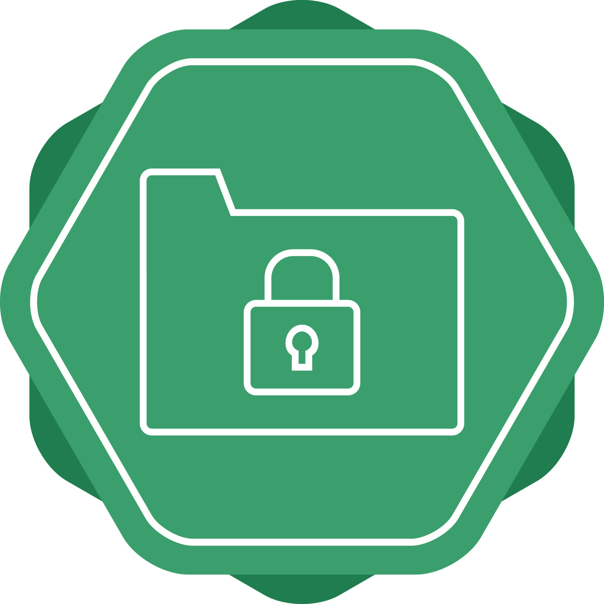 Secure Folder Line Icon 16215911 Vector Art At Vecteezy