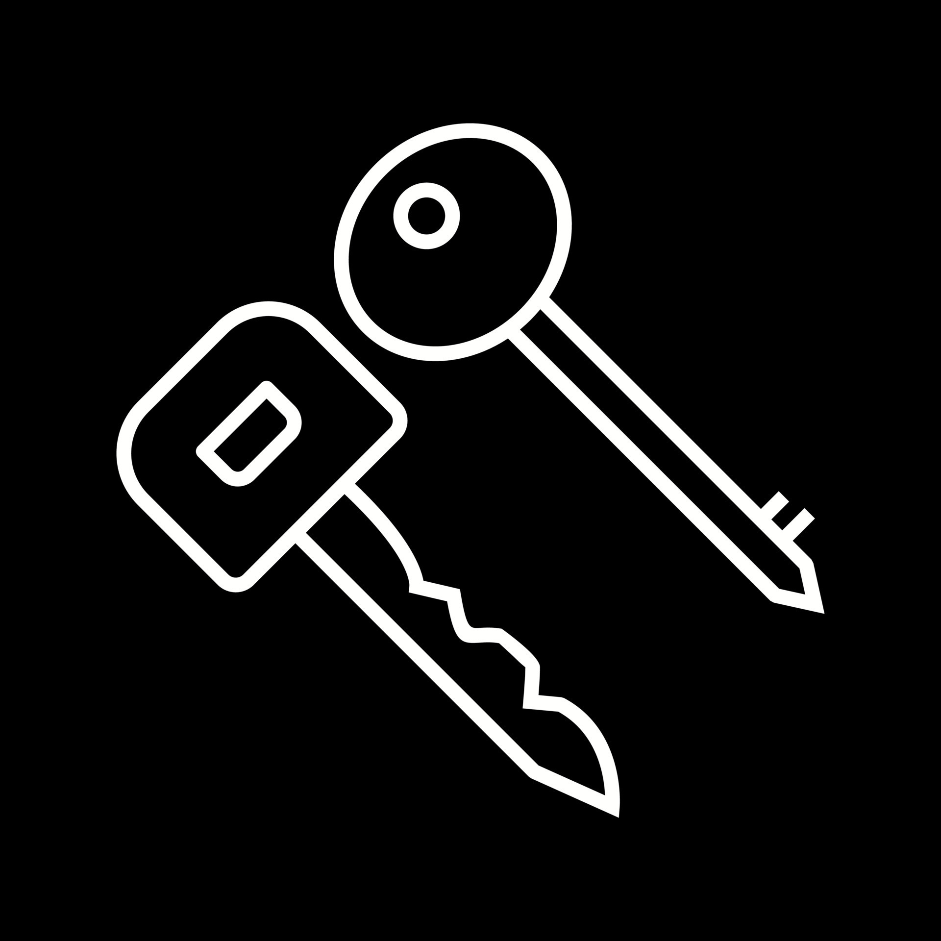 Keys Vector Icon 16216185 Vector Art at Vecteezy