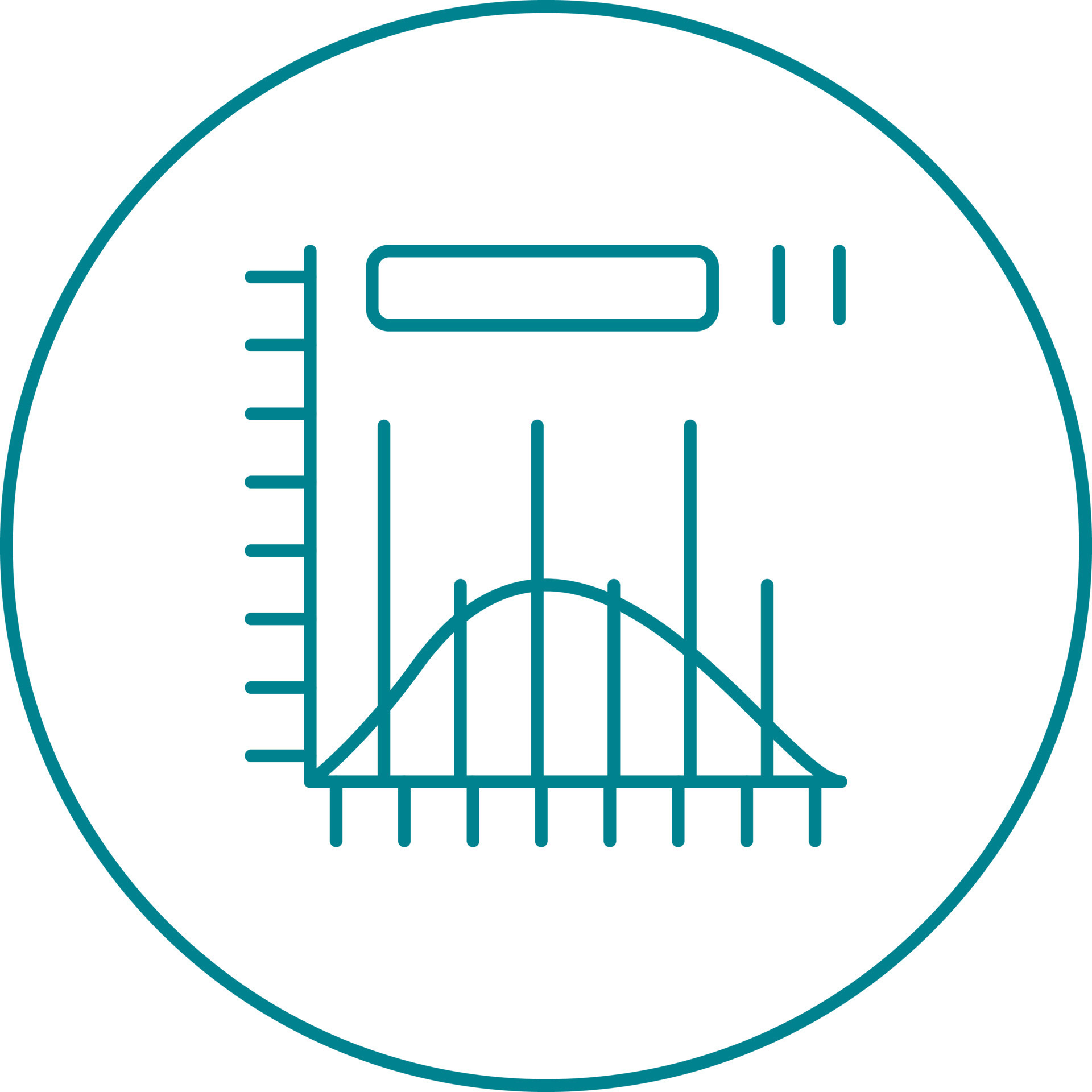Histogram Vector Icon 16217549 Vector Art At Vecteezy