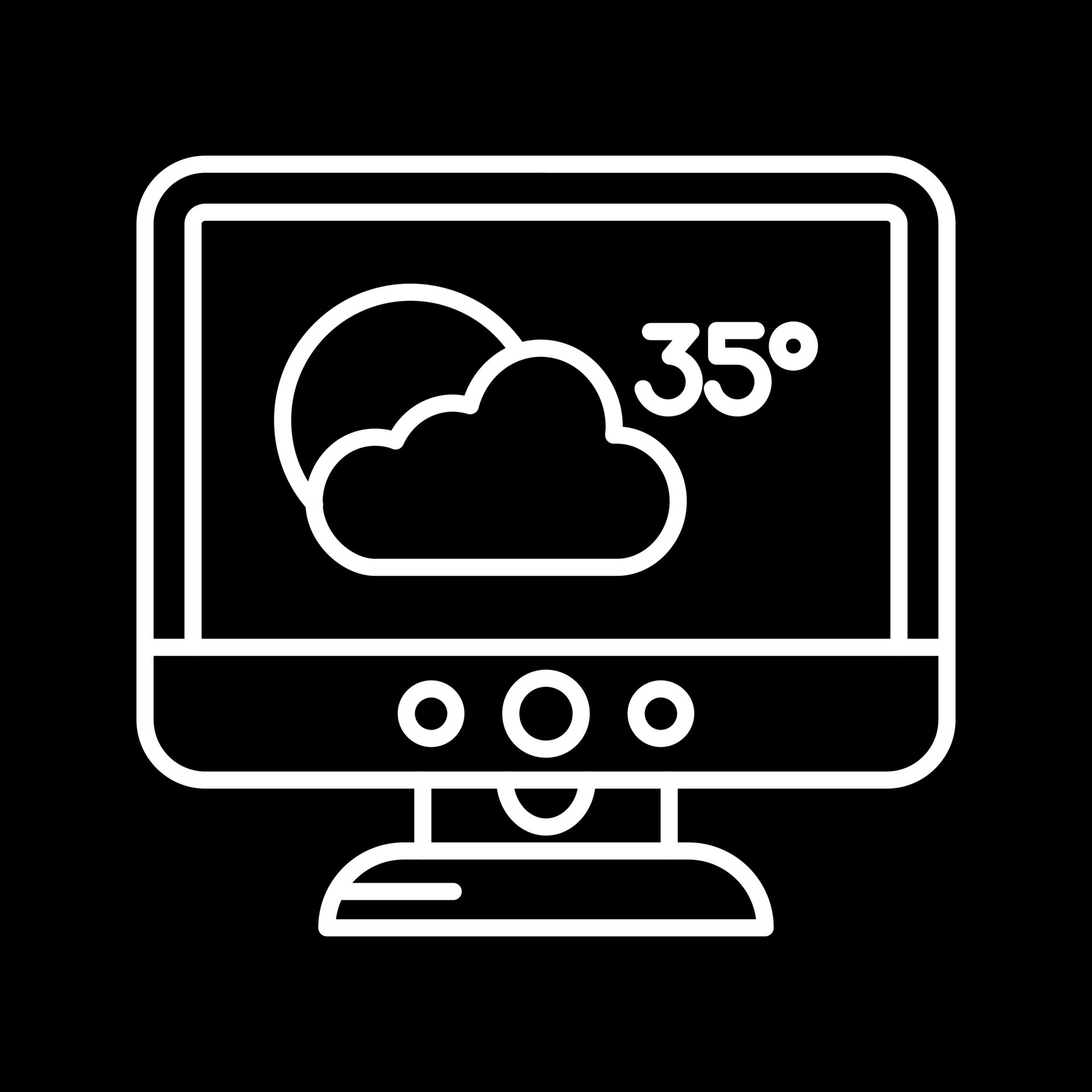Weather Forecast Vector Icon 16221865 Vector Art at Vecteezy