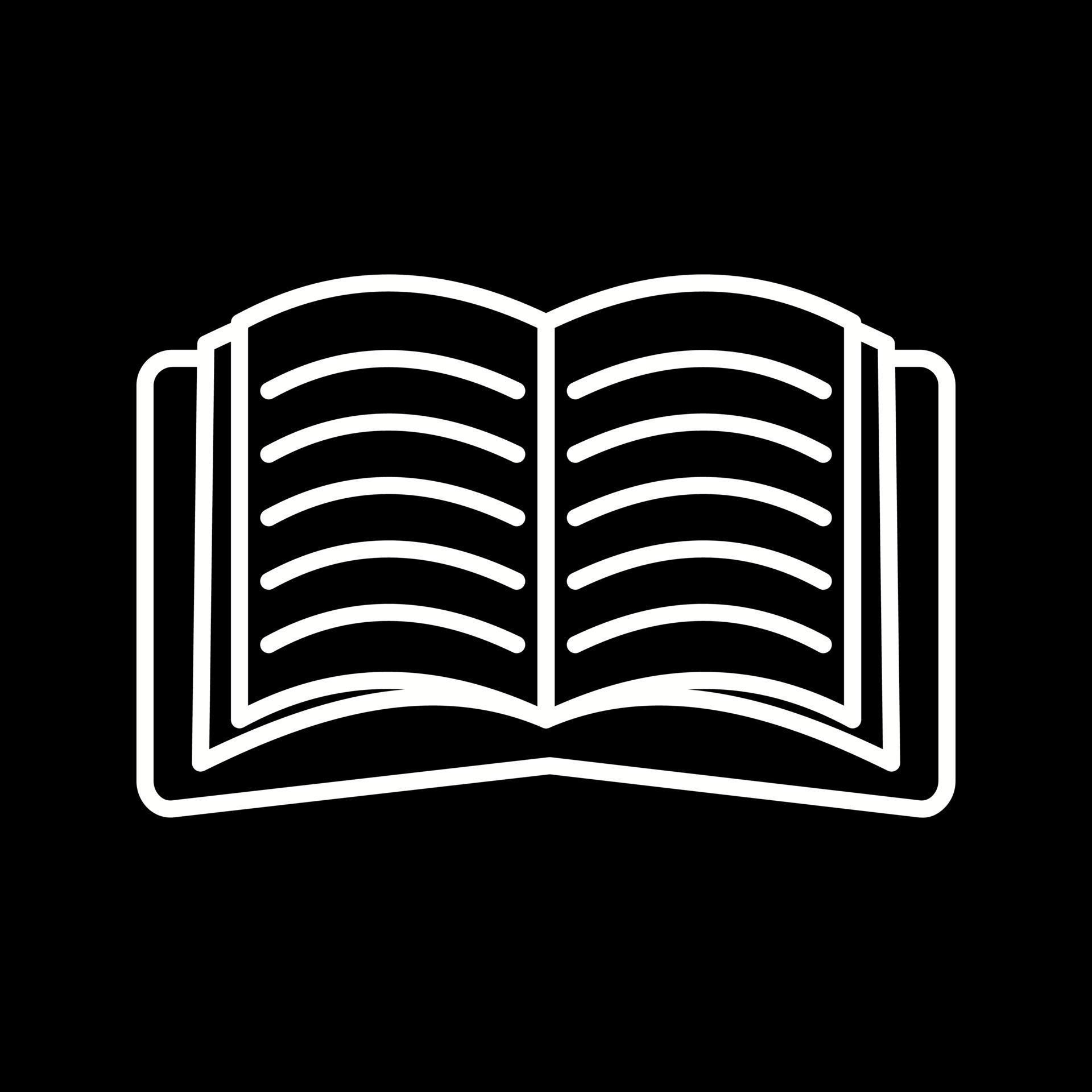 Open Book Vector Icon 16223715 Vector Art at Vecteezy