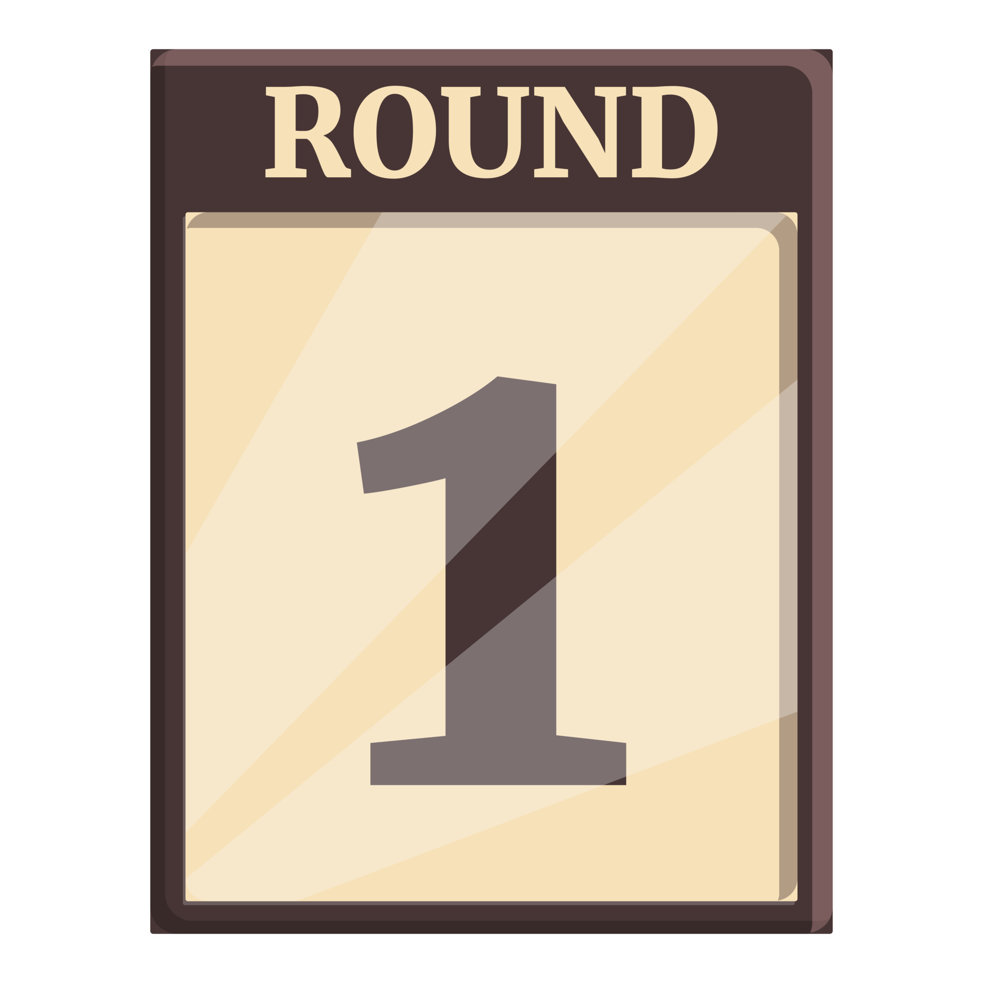 Boxing round 1 icon cartoon vector. Champion box 16227442 Vector Art at Vecteezy