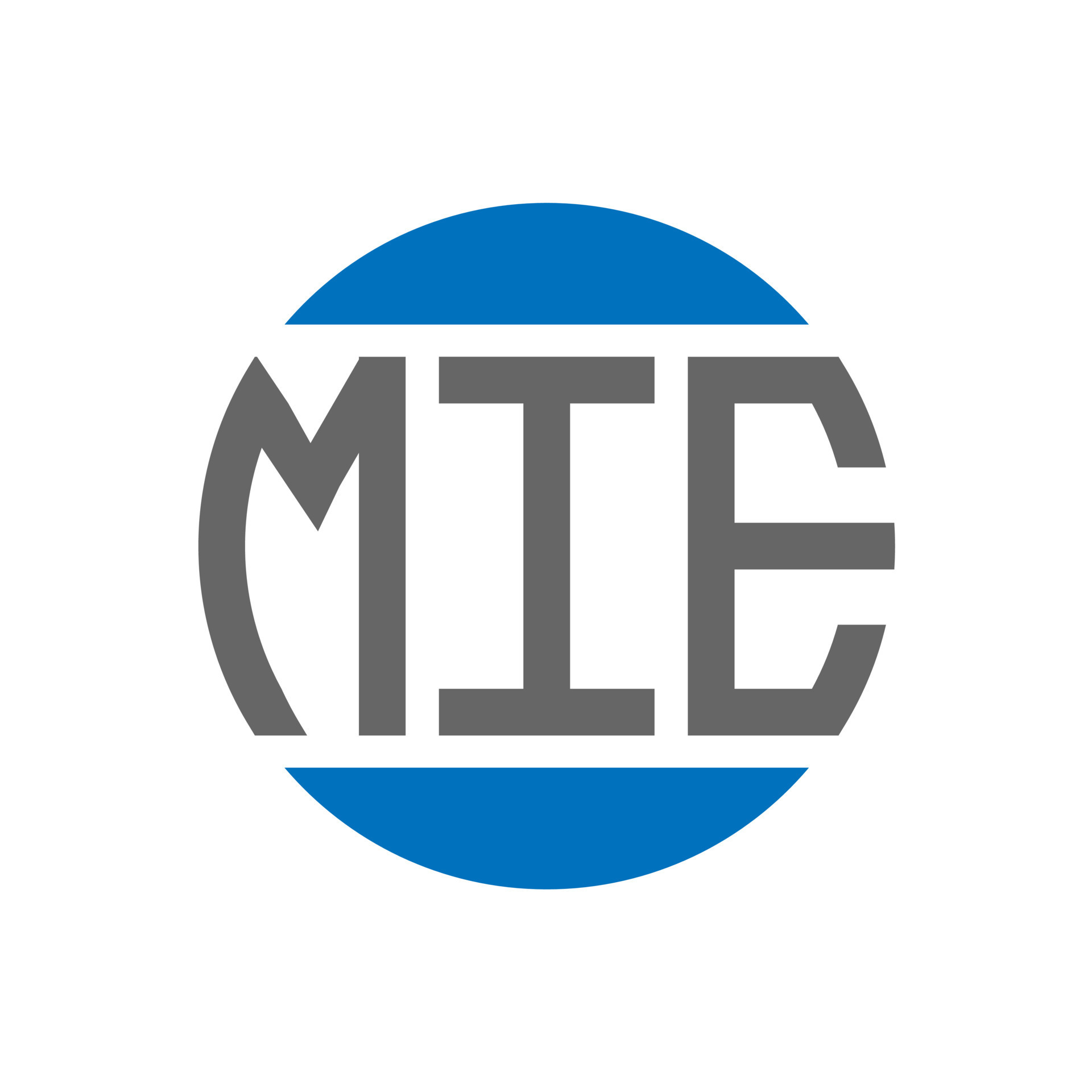Mie Letter Logo Design On White Background Mie Creative Initials Circle Logo Concept Mie