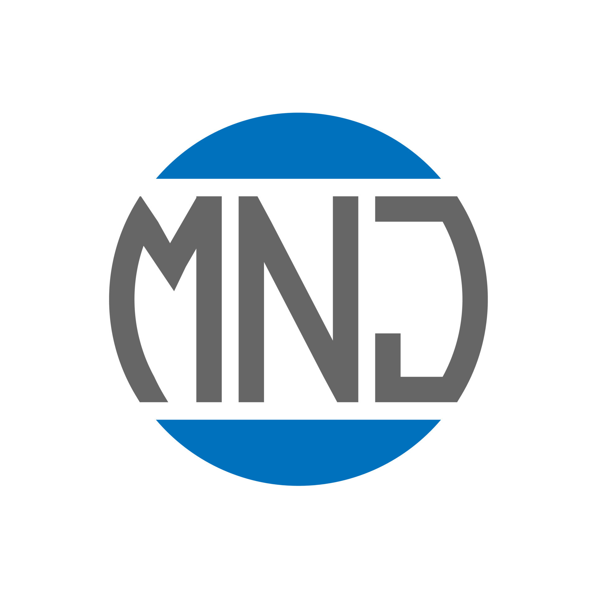 MNJ letter logo design on white background. MNJ creative initials circle logo concept. MNJ ...