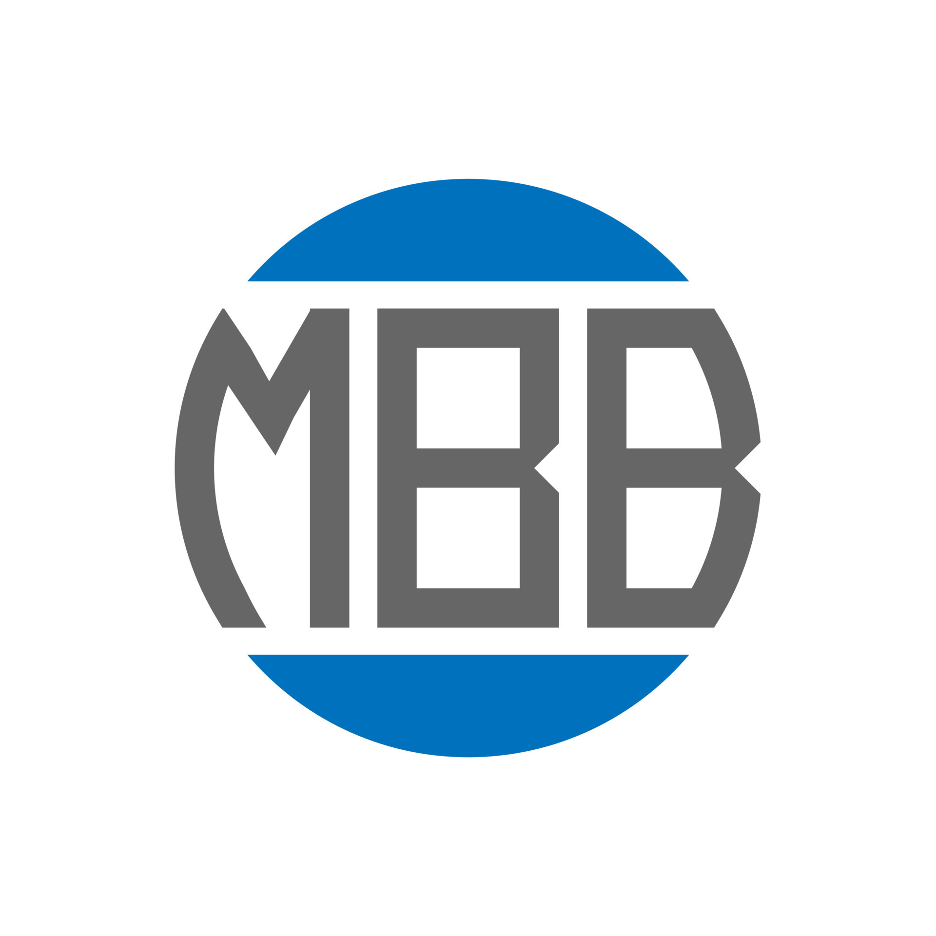 Mbb Letter Logo Design On White Background Mbb Creative Initials