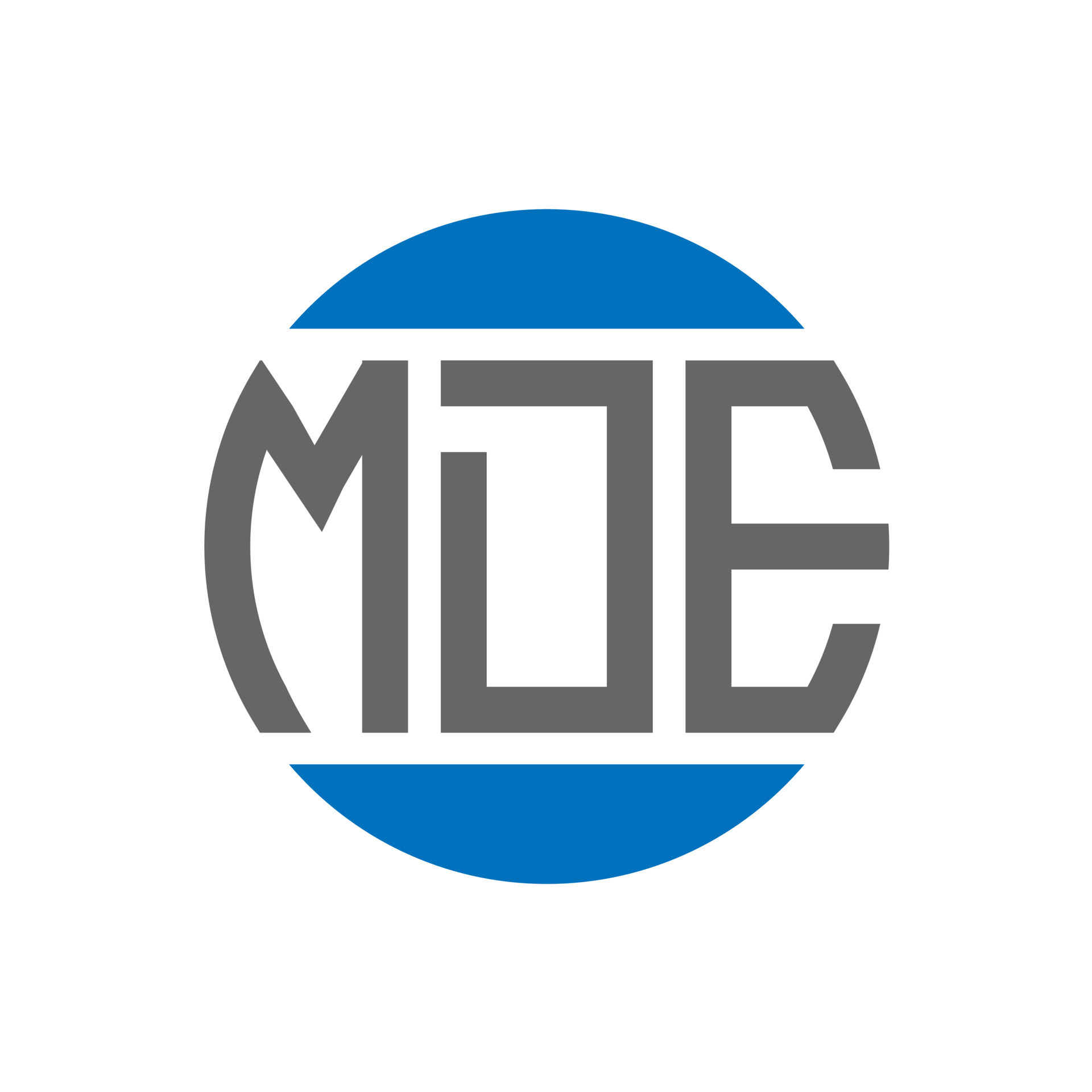 MDE letter logo design on white background. MDE creative initials circle logo concept. MDE ...