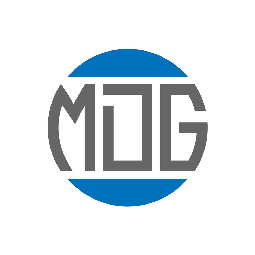 MDG letter logo design on white background. MDG creative initials circle logo concept. MDG ...