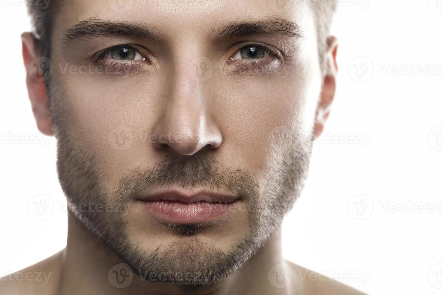 Young and handsome man on white background 16237082 Stock Photo at Vecteezy