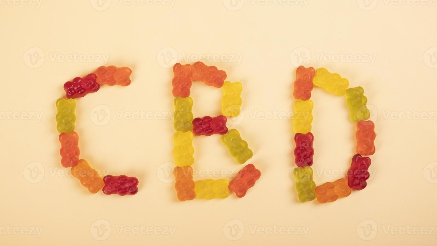 CBD text from jelly edible candies with thc, recreational drugs ... CBD text from jelly edible candies with thc, recreational drugs ...