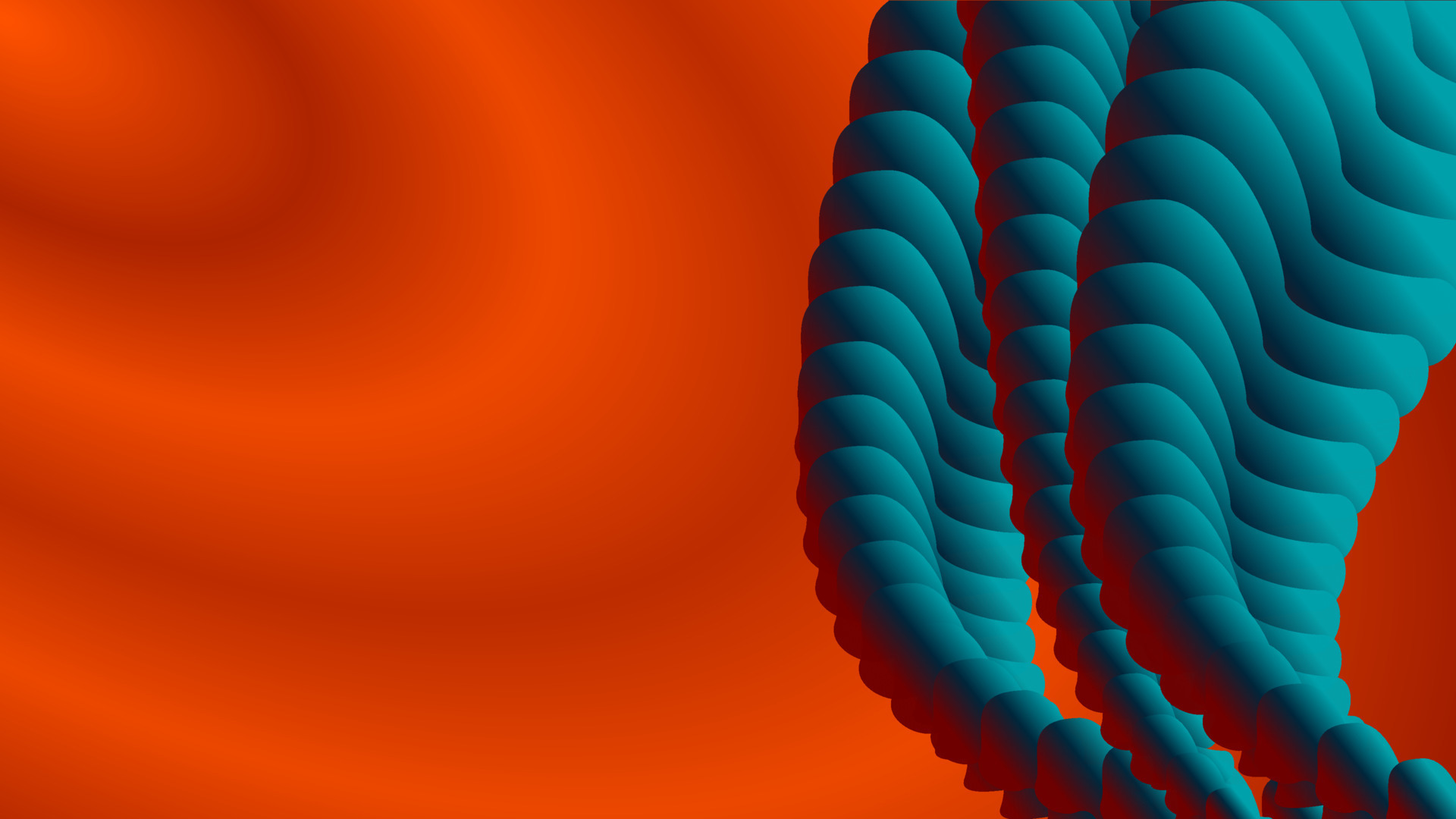 Dark Orange Gradient Abstract Background With Fluid Simple Modern And Colorful Use For