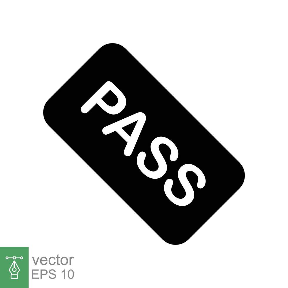 Pass Stamp Simple Flat Style Passed Seal Approved Mark Document Check Green Symbol Ok