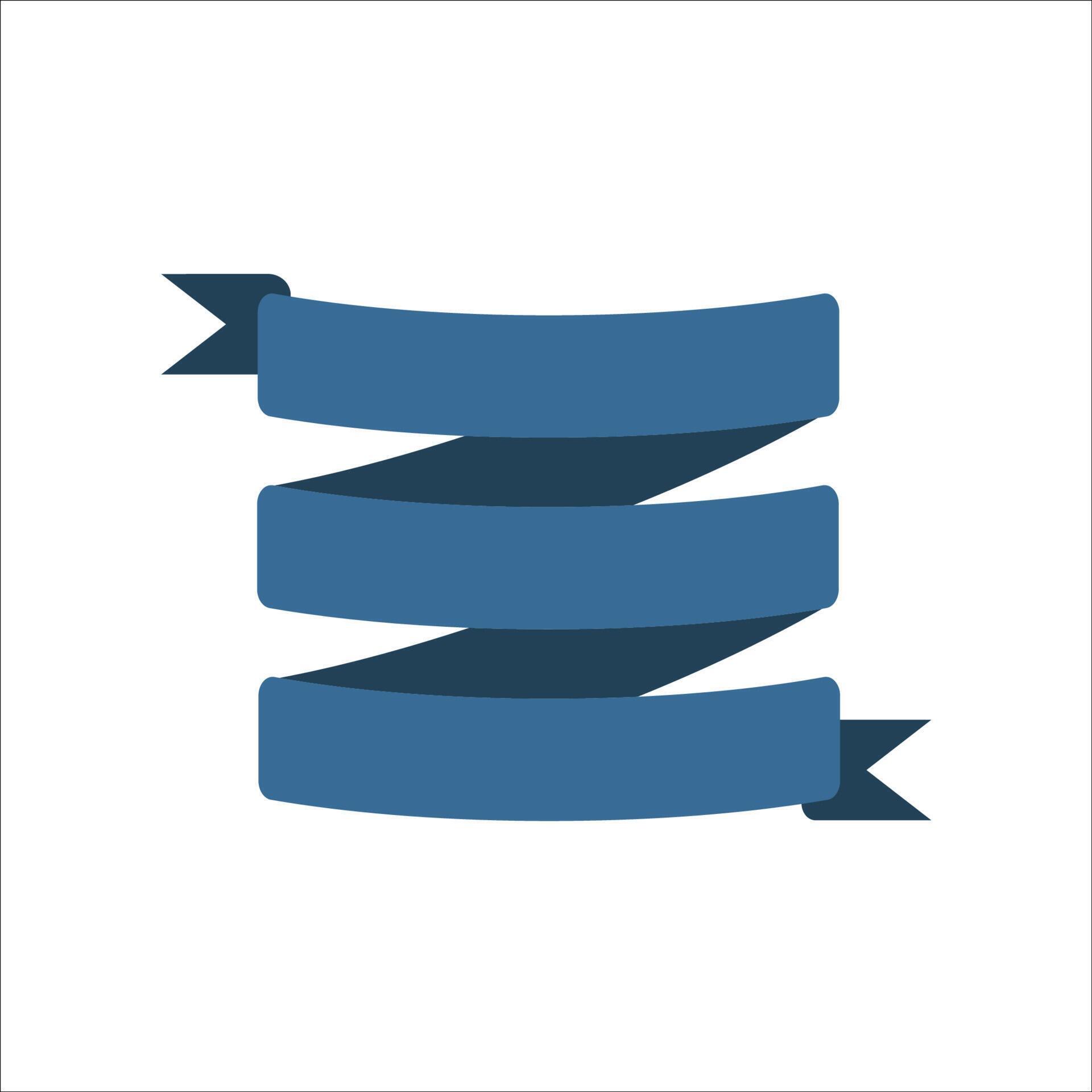 folding ribbon banner label. text frame element. free vector 16257758 ...