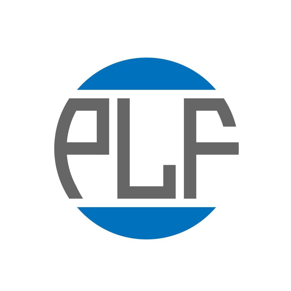 diseño de logotipo de letra plf sobre fondo blanco. concepto de ... diseño de logotipo de letra plf sobre fondo blanco. concepto de ...
