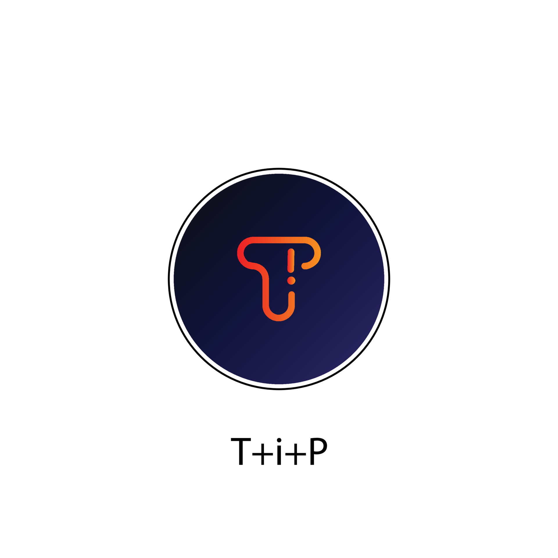 simple T, i, and P letter logo designs, tip logos are suitable for brand logos 16266821 Vector ...