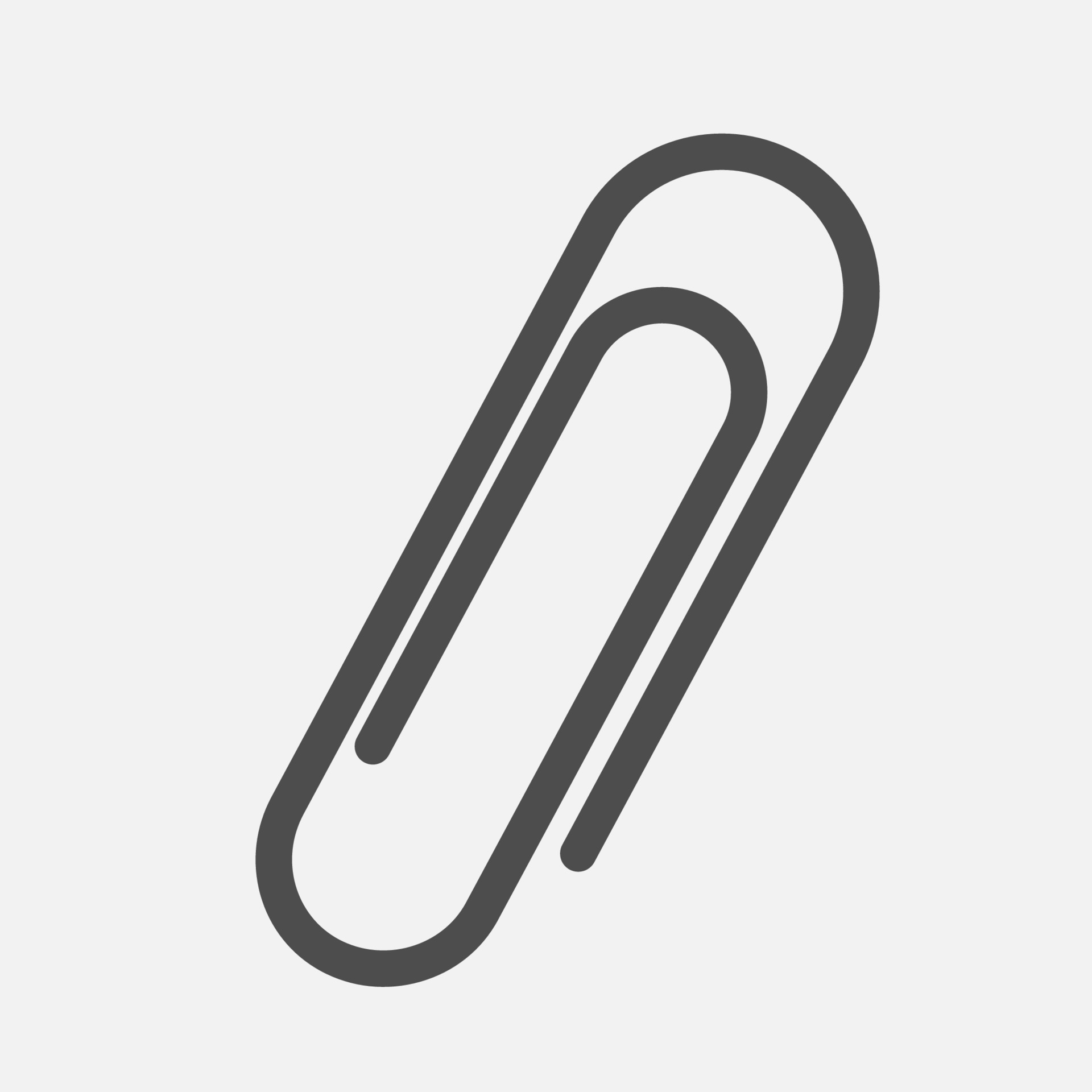 icono de clip de papel simple aislado ilustración de vector de diseño plano. 16267715 Vector en ...