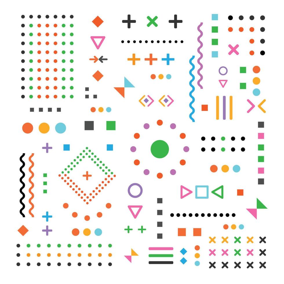 Pattern hipster abstract vector illustration, form geometric line ...