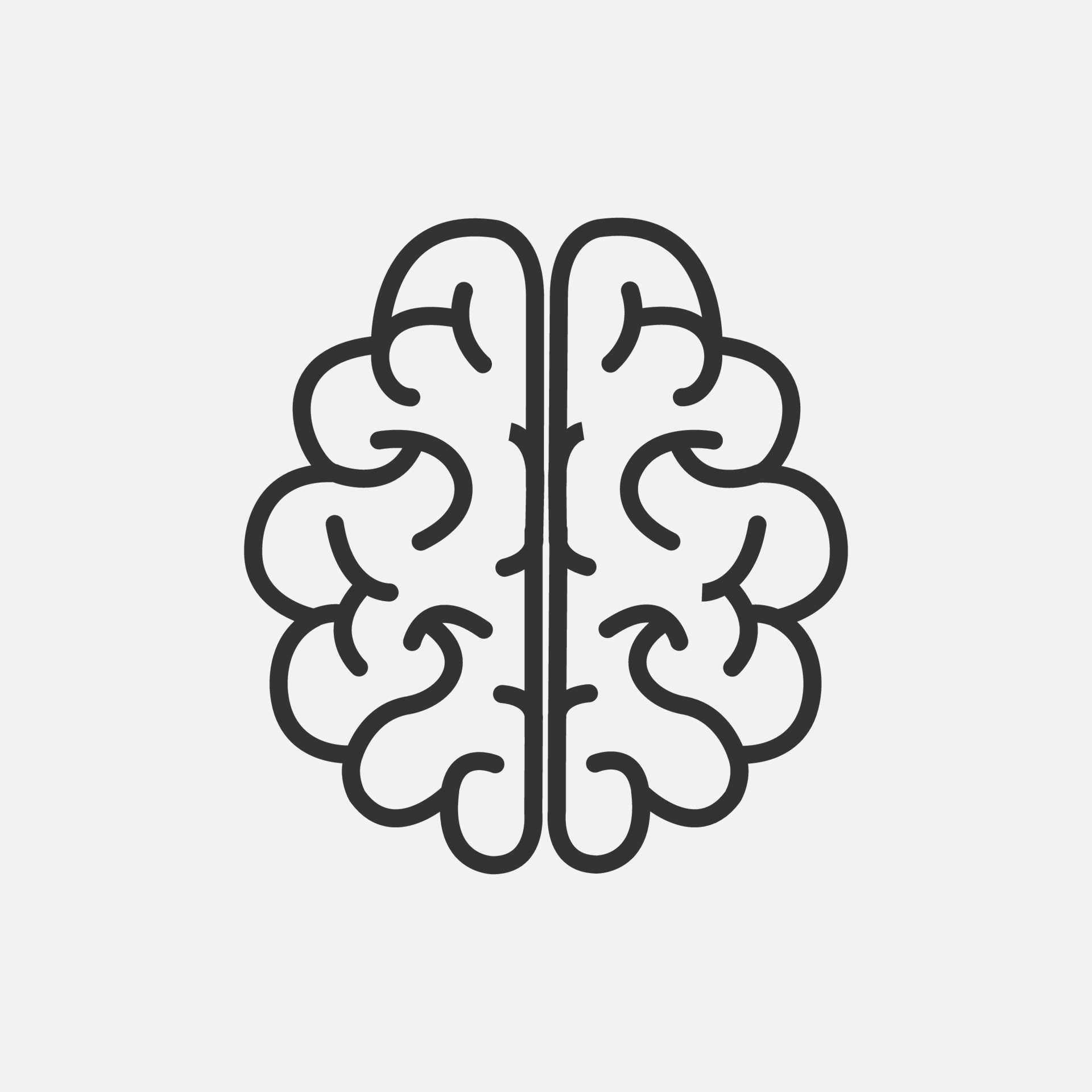 Brain body part icon isolated flat design vector illustration. 16267890 ...