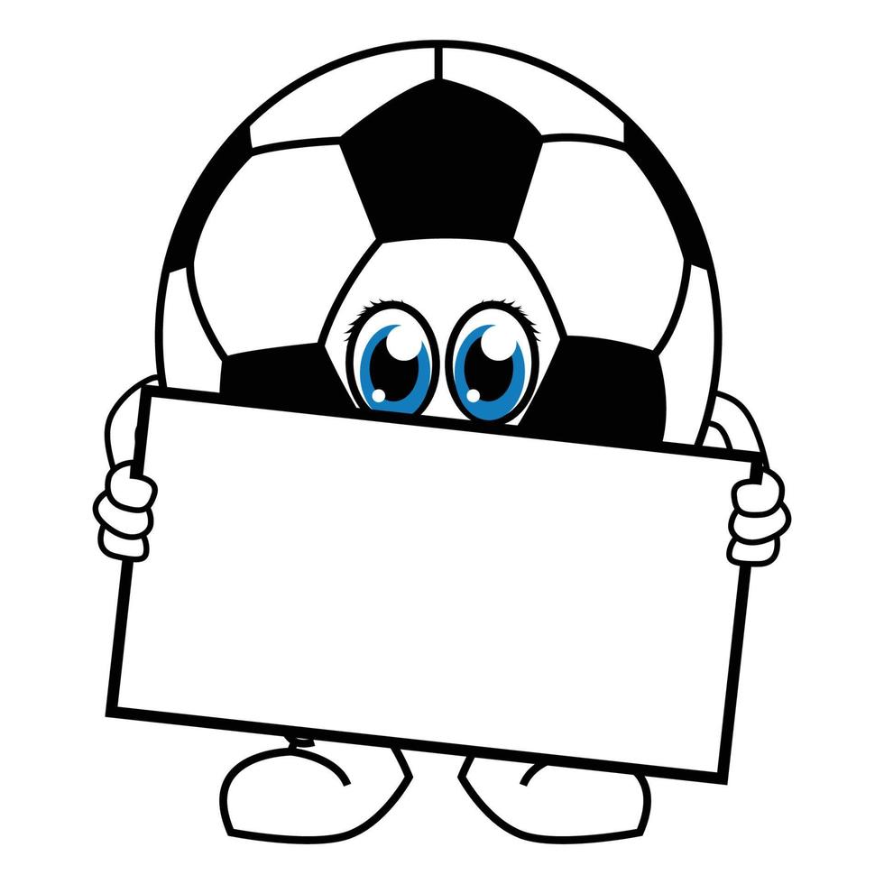 cute soccer ball cartoon graphic 16268767 Vector Art at Vecteezy