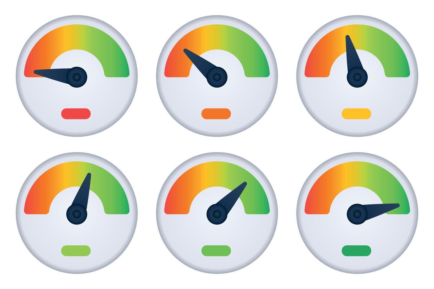 Progress Meters Infographic Element 16269666 Vector Art at Vecteezy