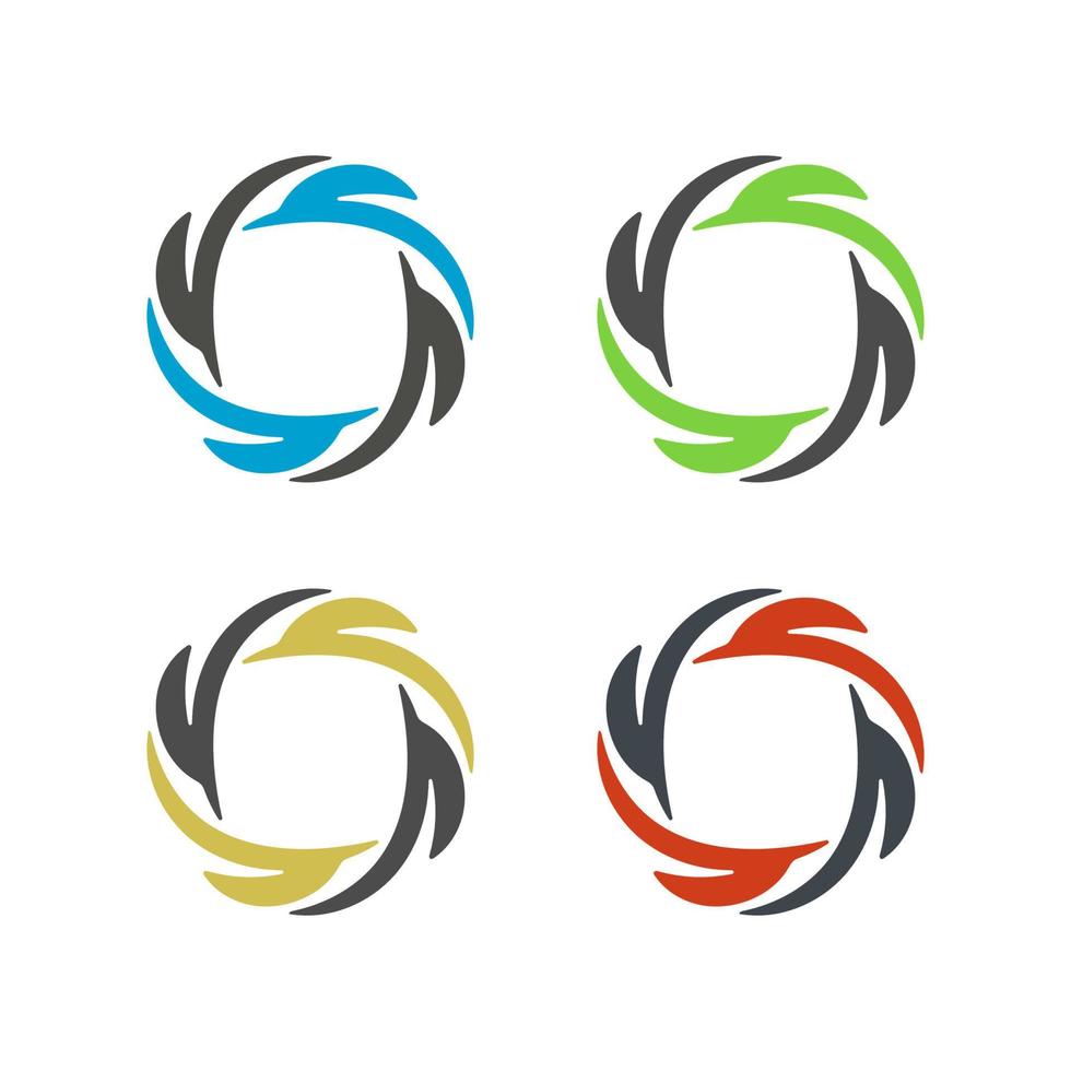 Abstract Swing Round Logo Design 16272422 Vector Art At Vecteezy