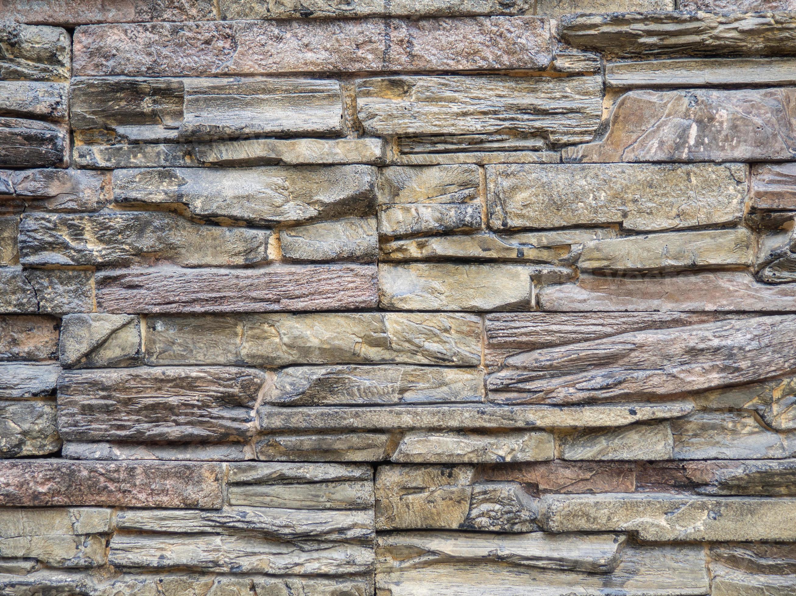 Stone tiles. House facade cladding design. Masonry. 16275885 Stock ...